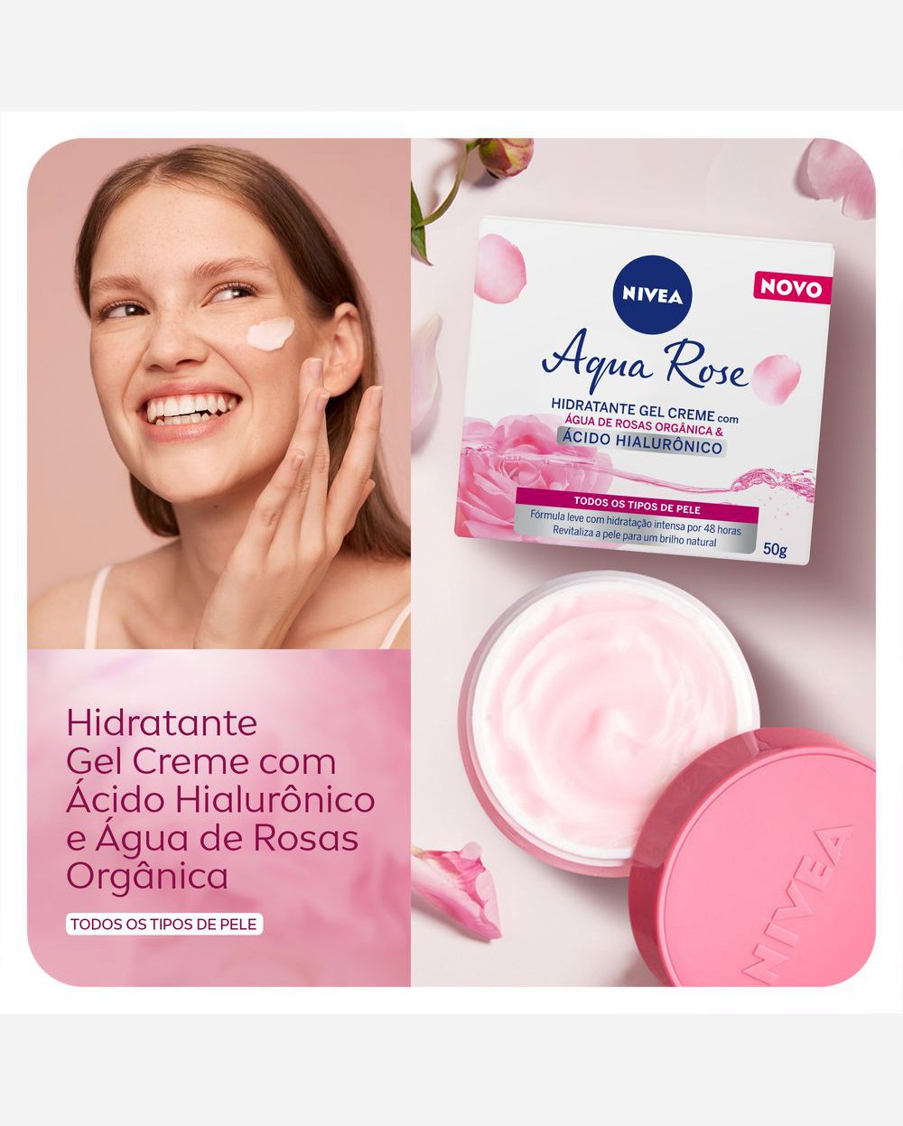 Riachuelo | Kit Nivea Aqua Rose. Ganhe Necessaire