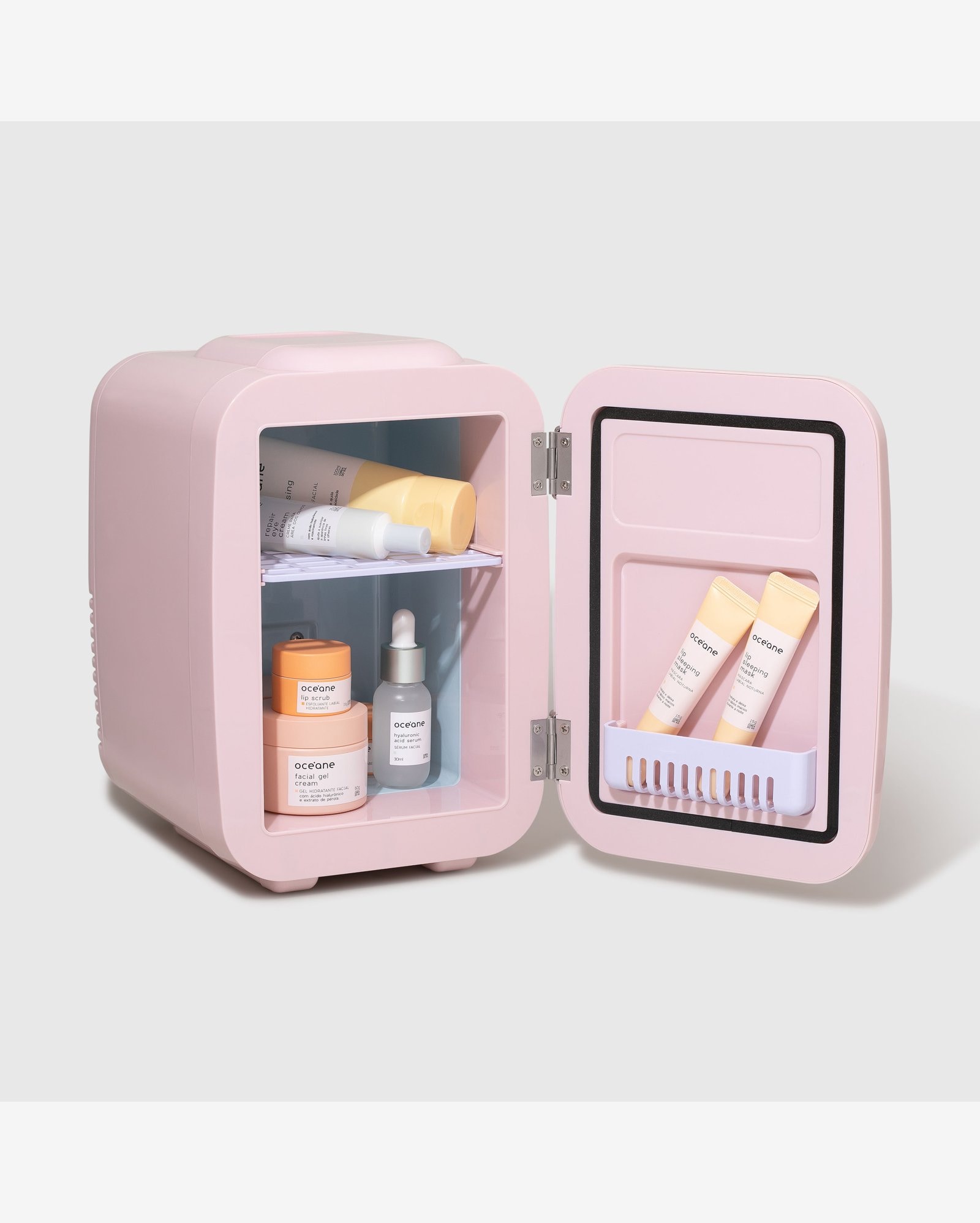 Riachuelo | Mini Geladeira Rosa - Skincare Fridge 4l