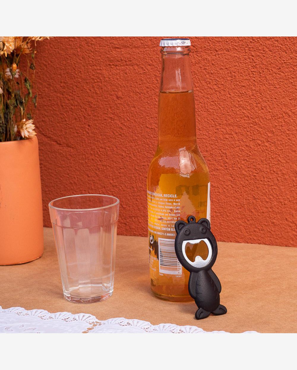 Riachuelo | Abridor de garrafa de silicone mozcada