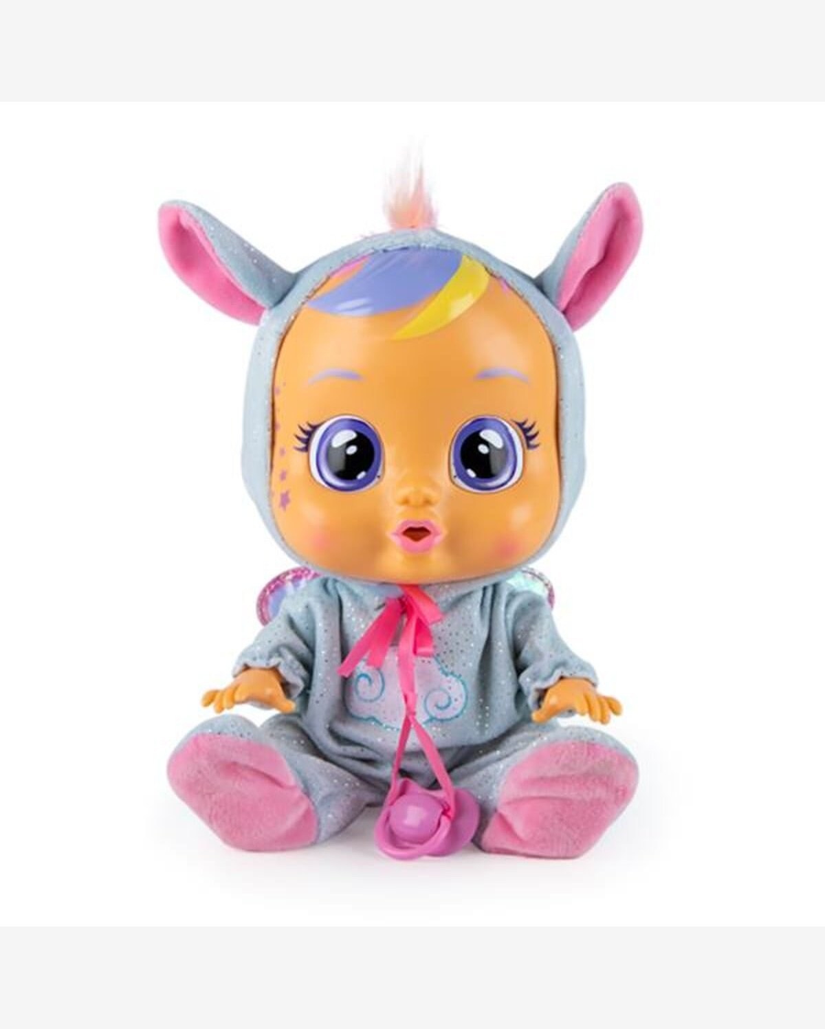 Riachuelo | Boneca Crybabies Jenna Com Chupeta e Som de Bebê Multikids