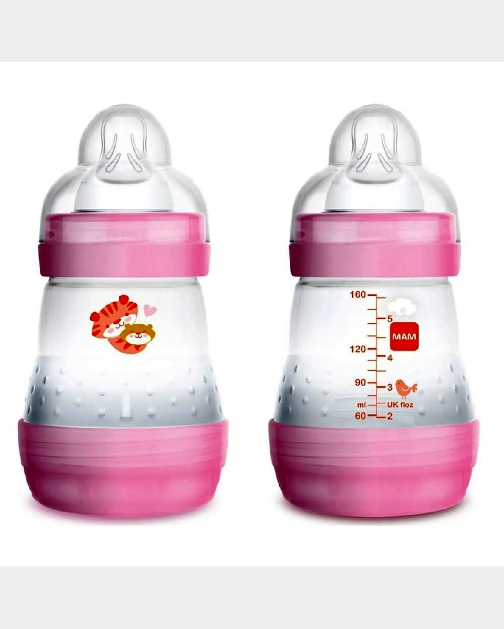 Riachuelo | Kit 2 Mamadeiras Easy Start Set 130/260ml Rosa - MAM