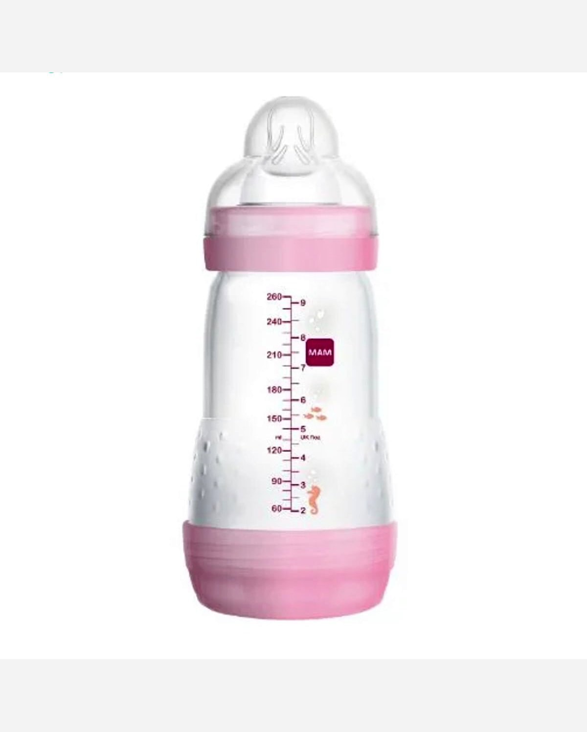 Riachuelo | Mamadeira 260ml Easy Start Bico 2m+ Rosa - MAM