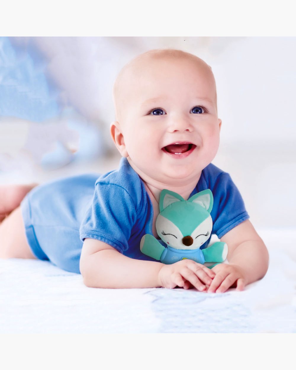 Riachuelo | Boneco de Pelúcia Musical e com Luzes Buddy's Fox - Maxibaby