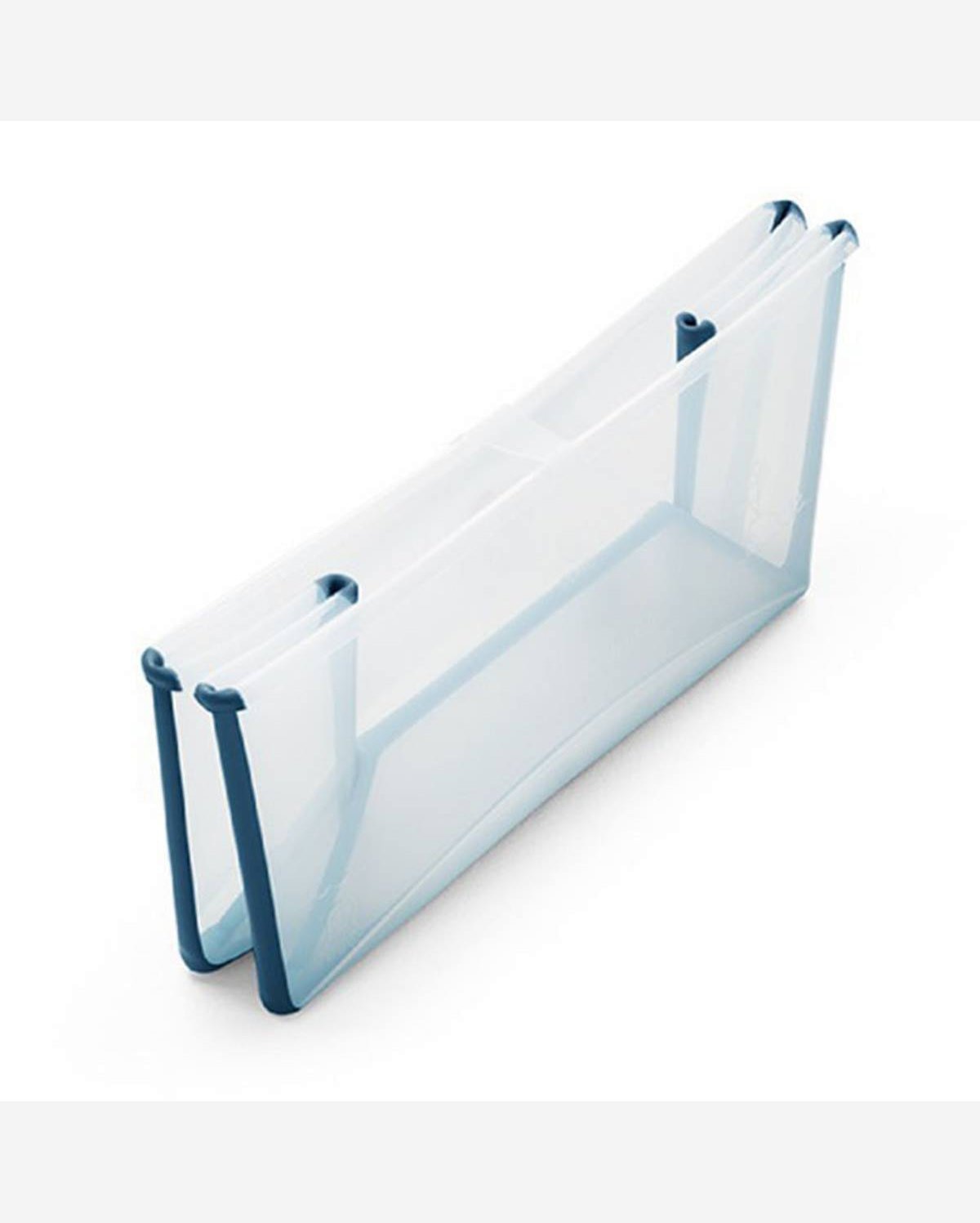 Riachuelo | Banheira Para Bebê Dobrável com Plug Térmico Azul - Stokke