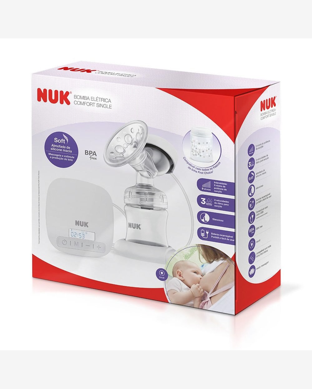 Riachuelo | Bomba Extratora de Leite Elétrica Comfort Single - NUK