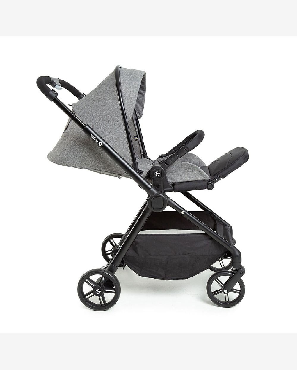 Riachuelo | Carrinho com Bebê Conforto Magnific TS Trio Cinza Safety 1st