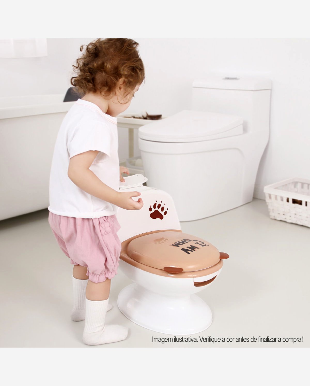 Riachuelo | Troninho Penico Infantil com Som Teddy Maxi baby - Marrom