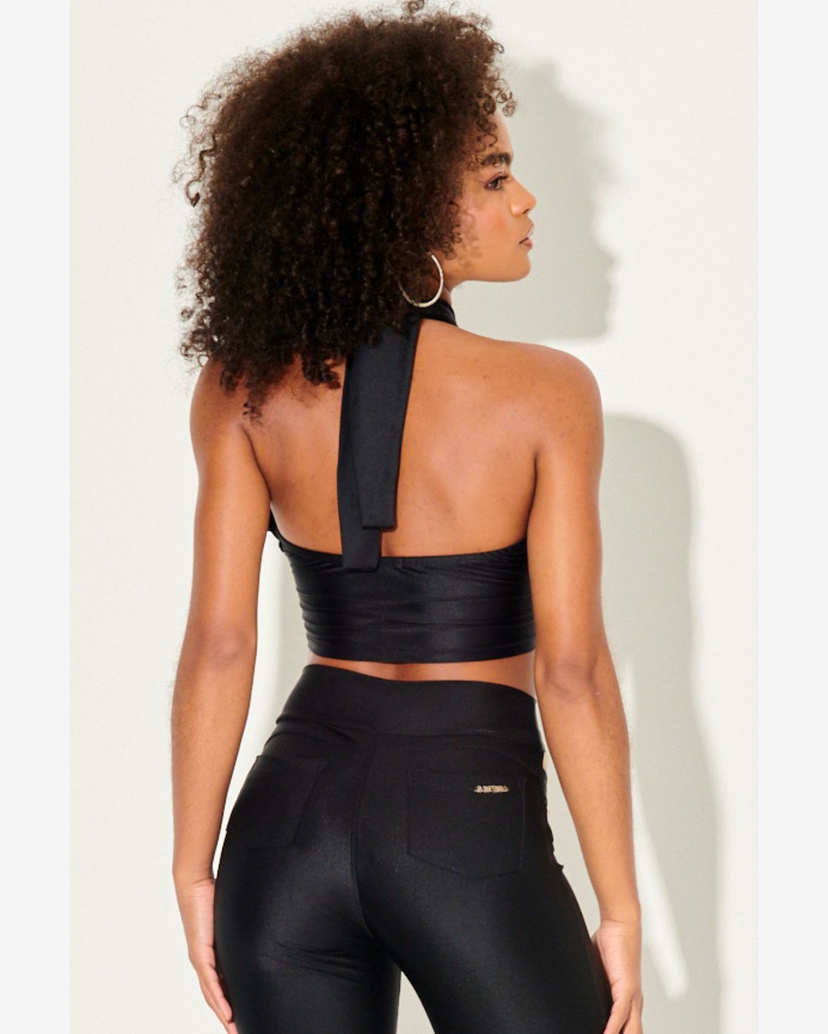 Riachuelo | Top Up Glam Alça Cruzada Planet Girls Preto