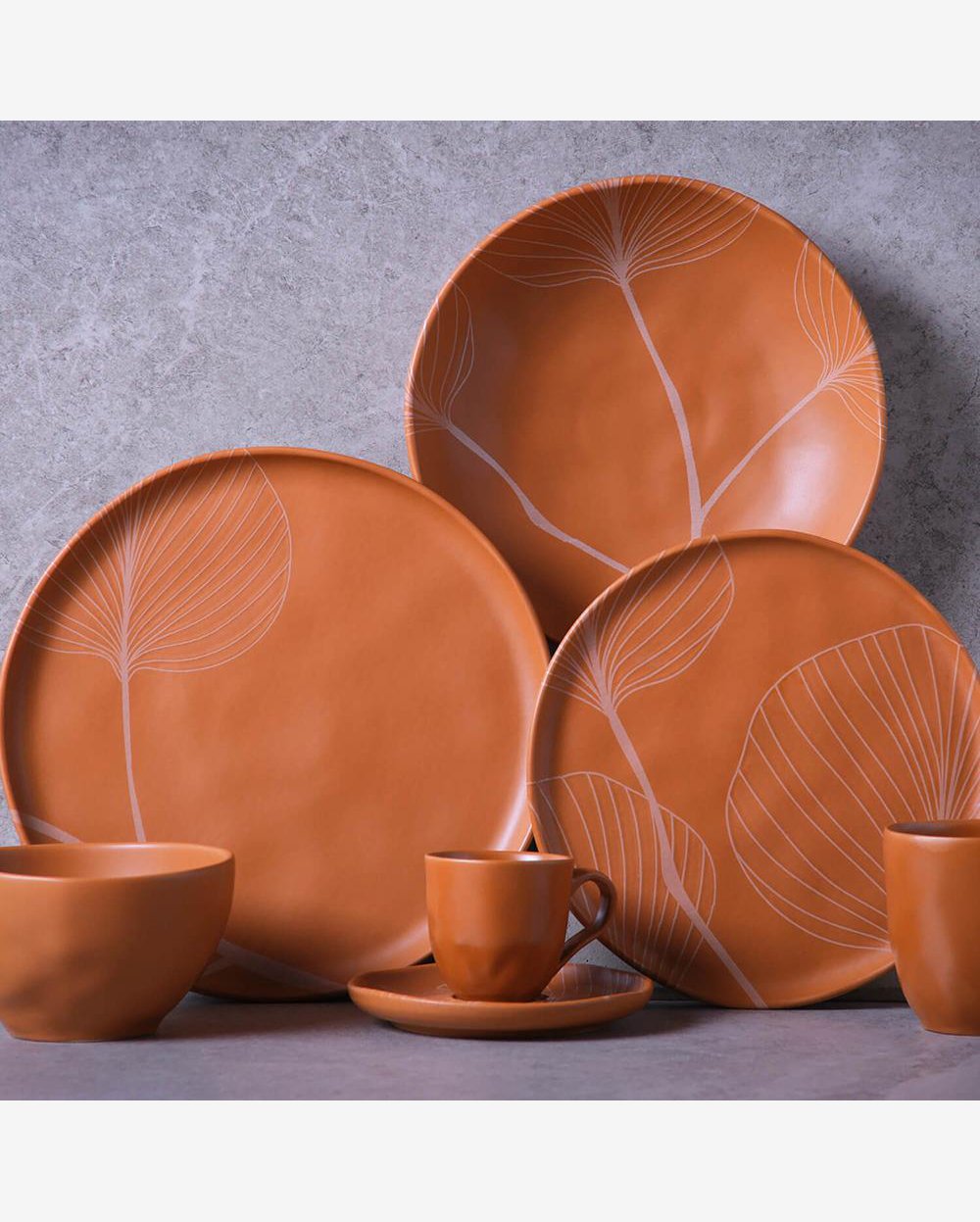 Riachuelo | Porto Brasil Conjunto Com 6 Pratos De Sobremesa Bio Stoneware Flora Ø 21,5Cm