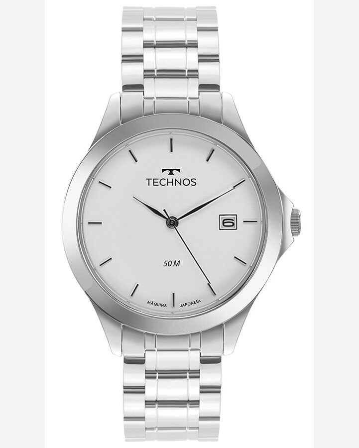 Riachuelo | Relógio Technos Masculino Ref: 1s13bctdy/1b Classic Prateado