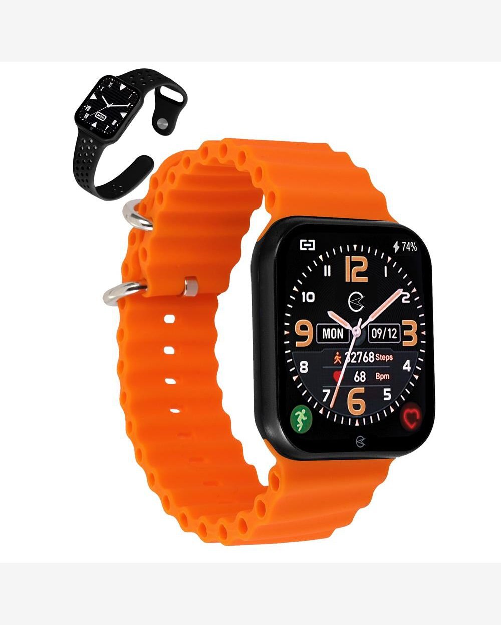 Riachuelo | Relógio Smartwatch Champion Ref: Ch50033p Black Retangular