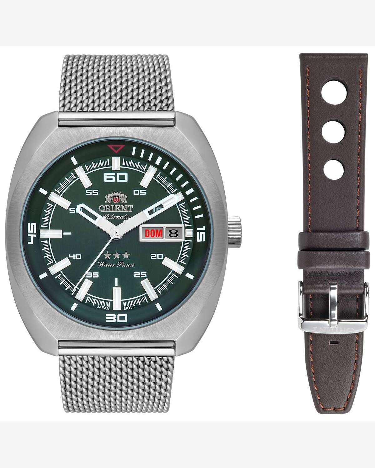 Riachuelo | Relógio Orient Masculino Ref: F49ss023 E1sx Automático Prateado