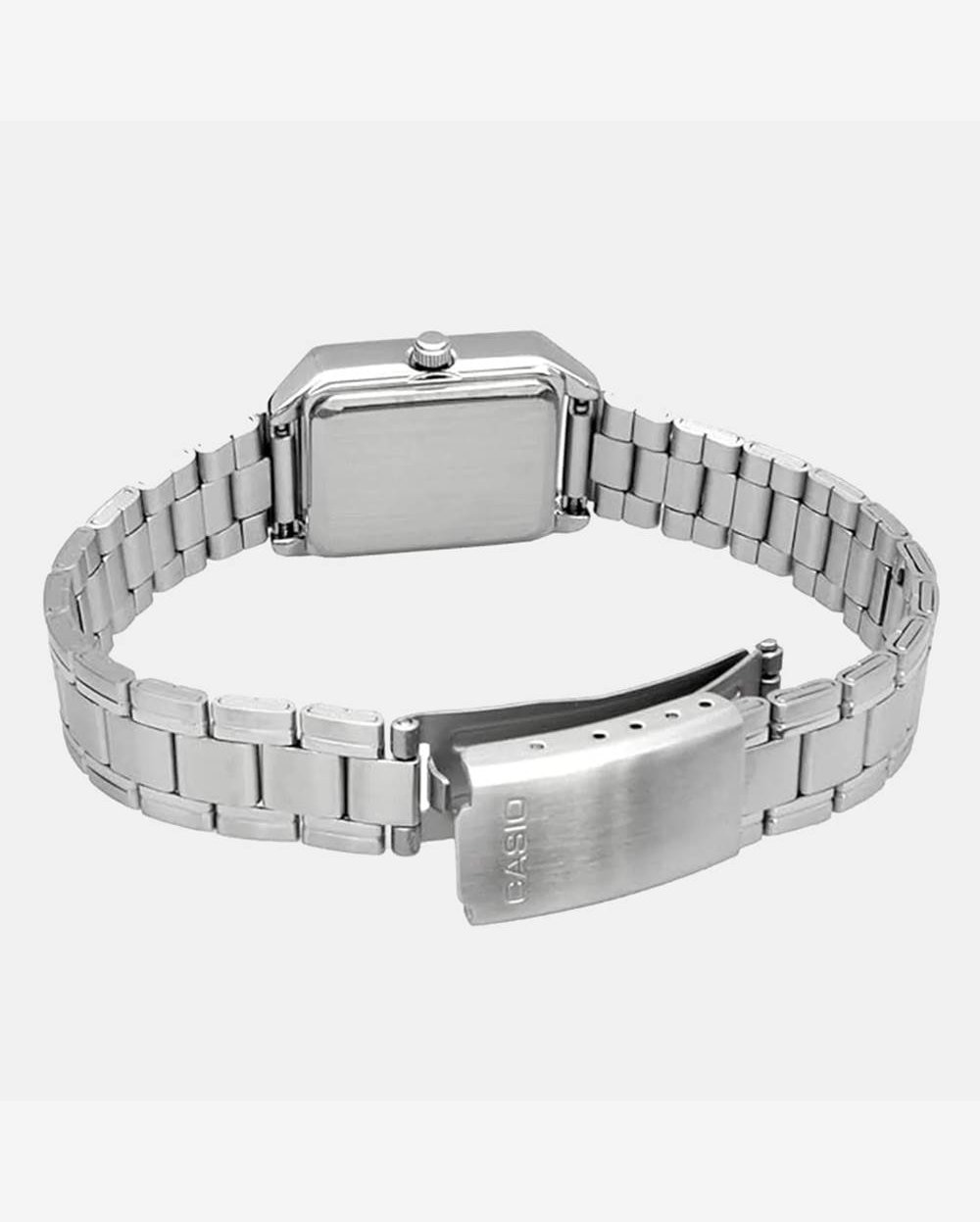 Riachuelo | Relógio Casio Feminino Ref: Ltp-V007d-7budf Clássico Retangular Prateado