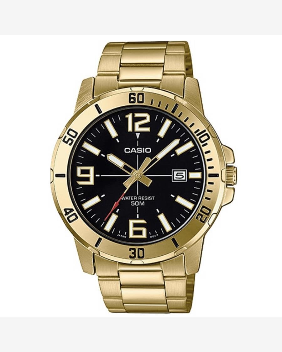 Riachuelo | Relógio Casio Masculino Ref: Mtp-Vd01g-1bvudf Casual Dourado