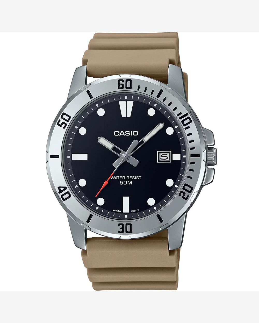 Riachuelo | Relógio Casio Masculino Ref: Mtp-vd01-5evudf Esportivo Prateado