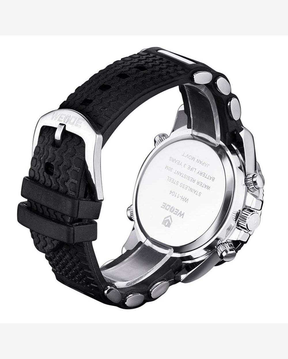 Riachuelo | Relógio Weide Masculino Ref: Wh1104 A10756 Anadigi Prateado