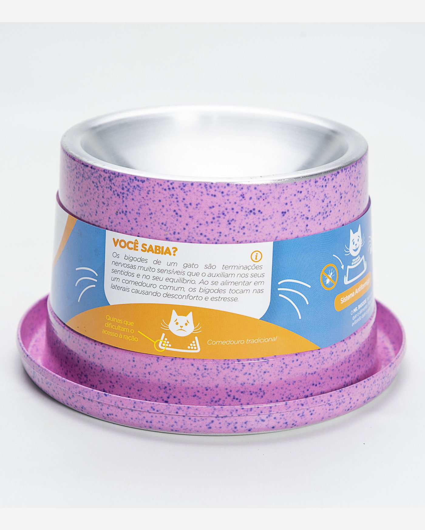 Riachuelo | Comedouro Anti Formiga 250 ML Para Gatos NF Pet Rosa