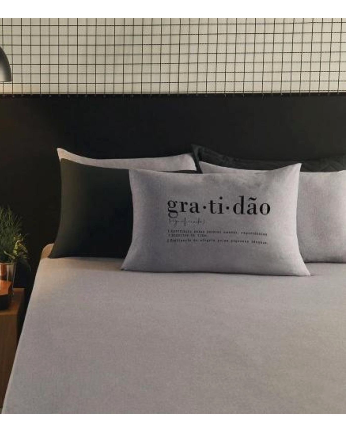 Riachuelo | Fronha Avulsa Divertida Estampada Fusion Vivaldi Cinza