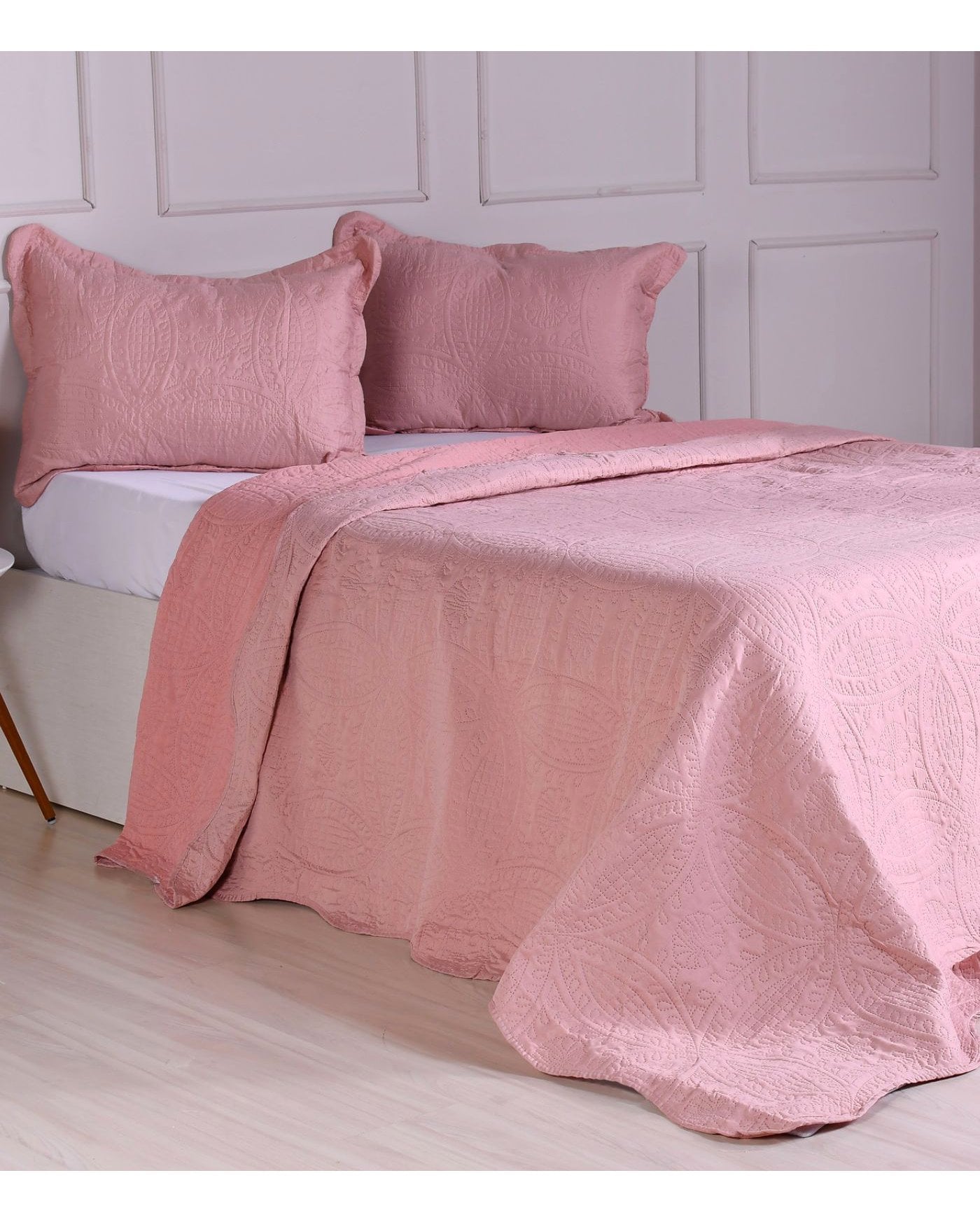 Riachuelo | Jogo De Cobre Leito King Ultra Lisse Bene Casa Rosa