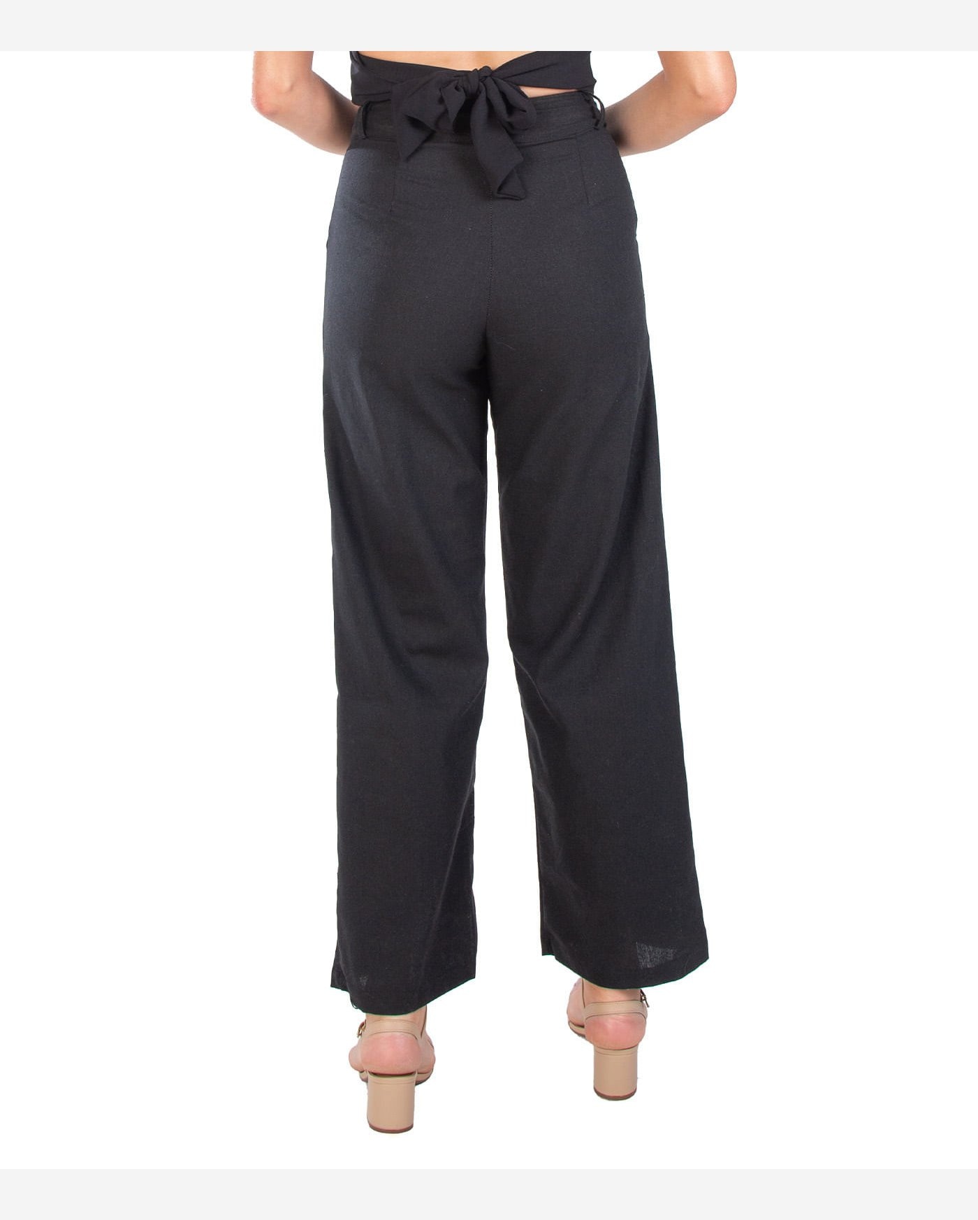 Riachuelo | Calça Pantalona Feminina Select Preto