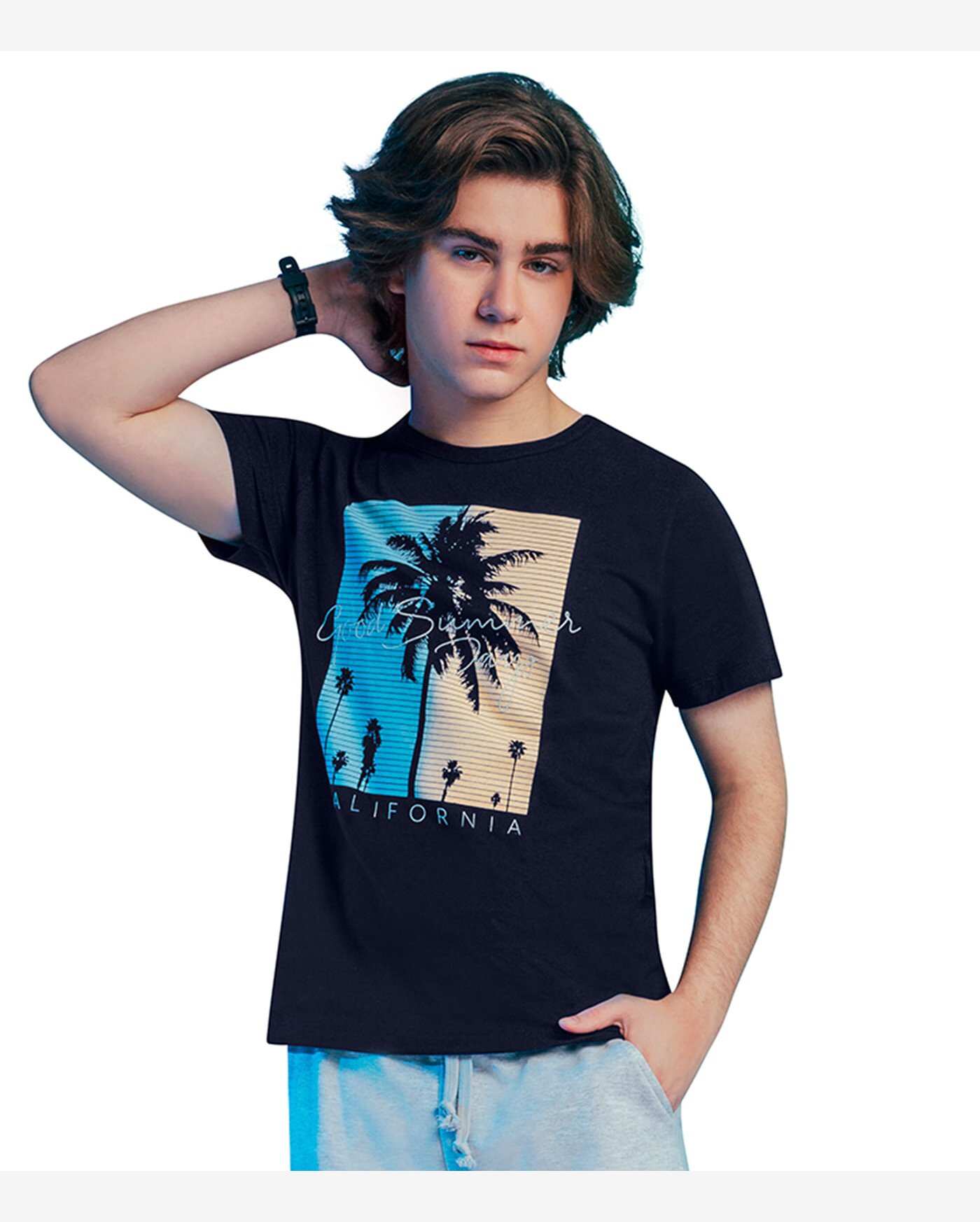 Riachuelo | Camiseta Masculina Juvenil Rovitex Teen Azul