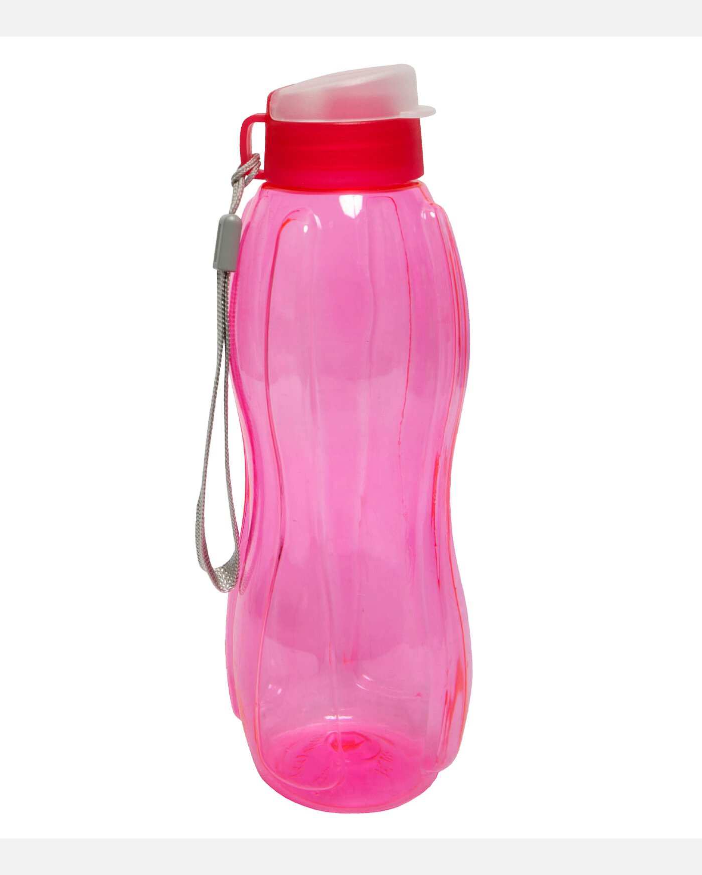 Riachuelo | Garrafa Squeeze Flip Top Transparente 500 ml BL UD Rosa
