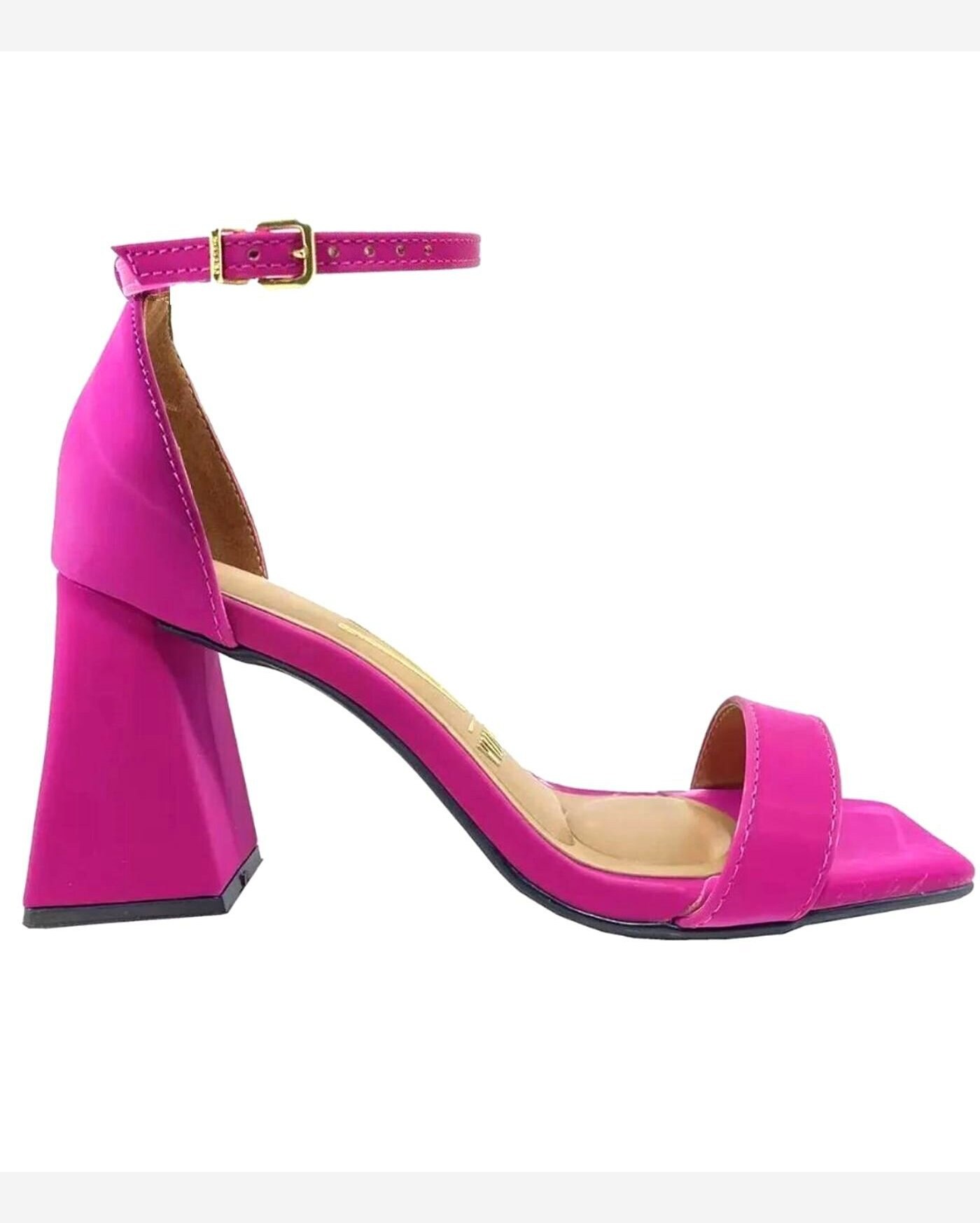 Riachuelo | Sandália Salto Quadrado Vizzano Rosa