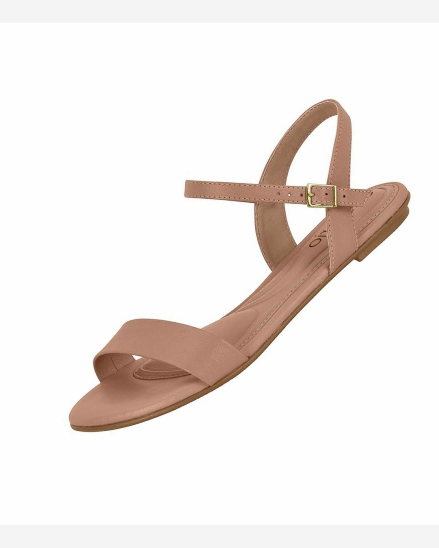 Riachuelo | Sandália Rasteirinha Básica Beira Rio Bege