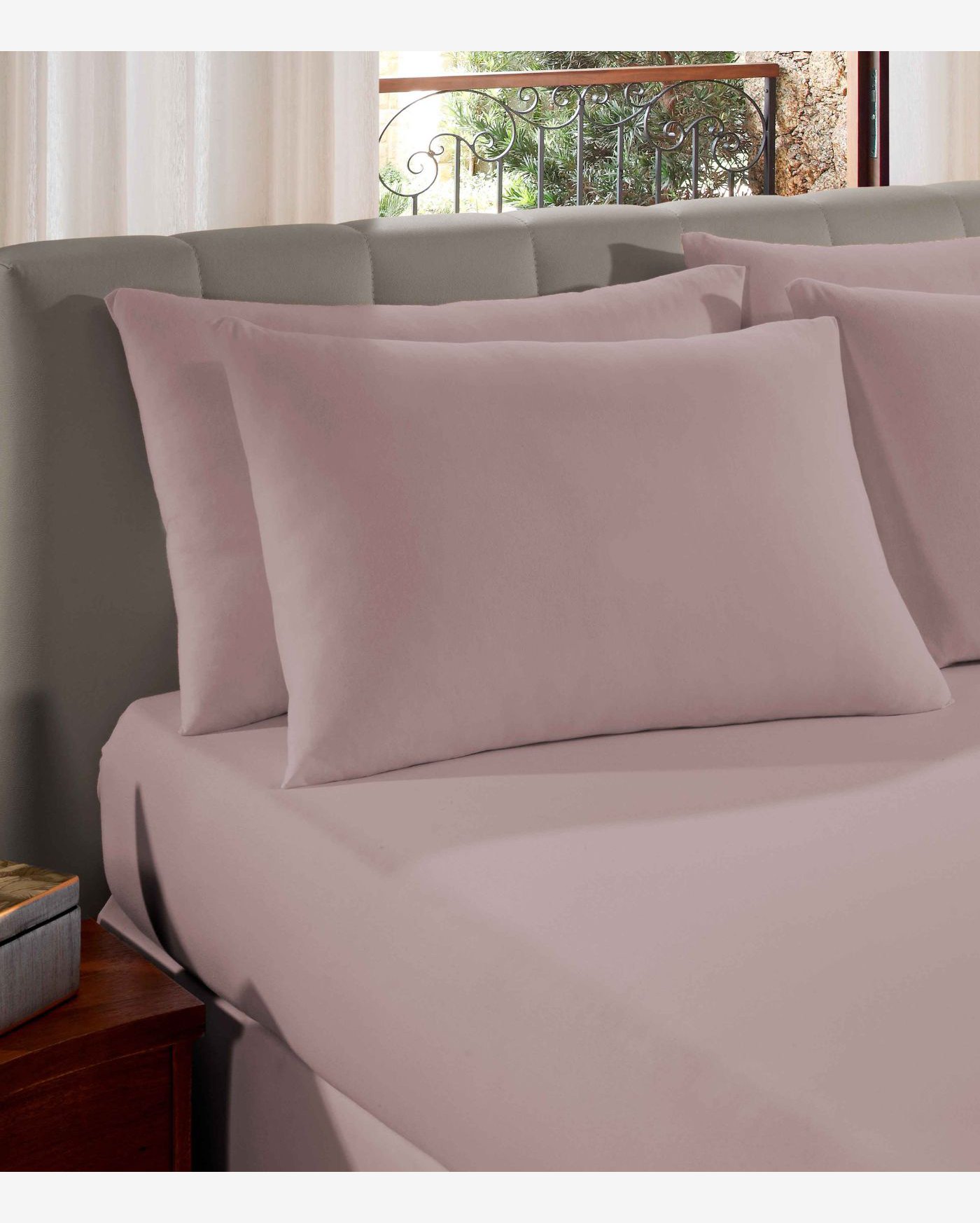 Riachuelo | Fronha Avulsa Premium Fio Penteado Lisa Vivaldi Rosa