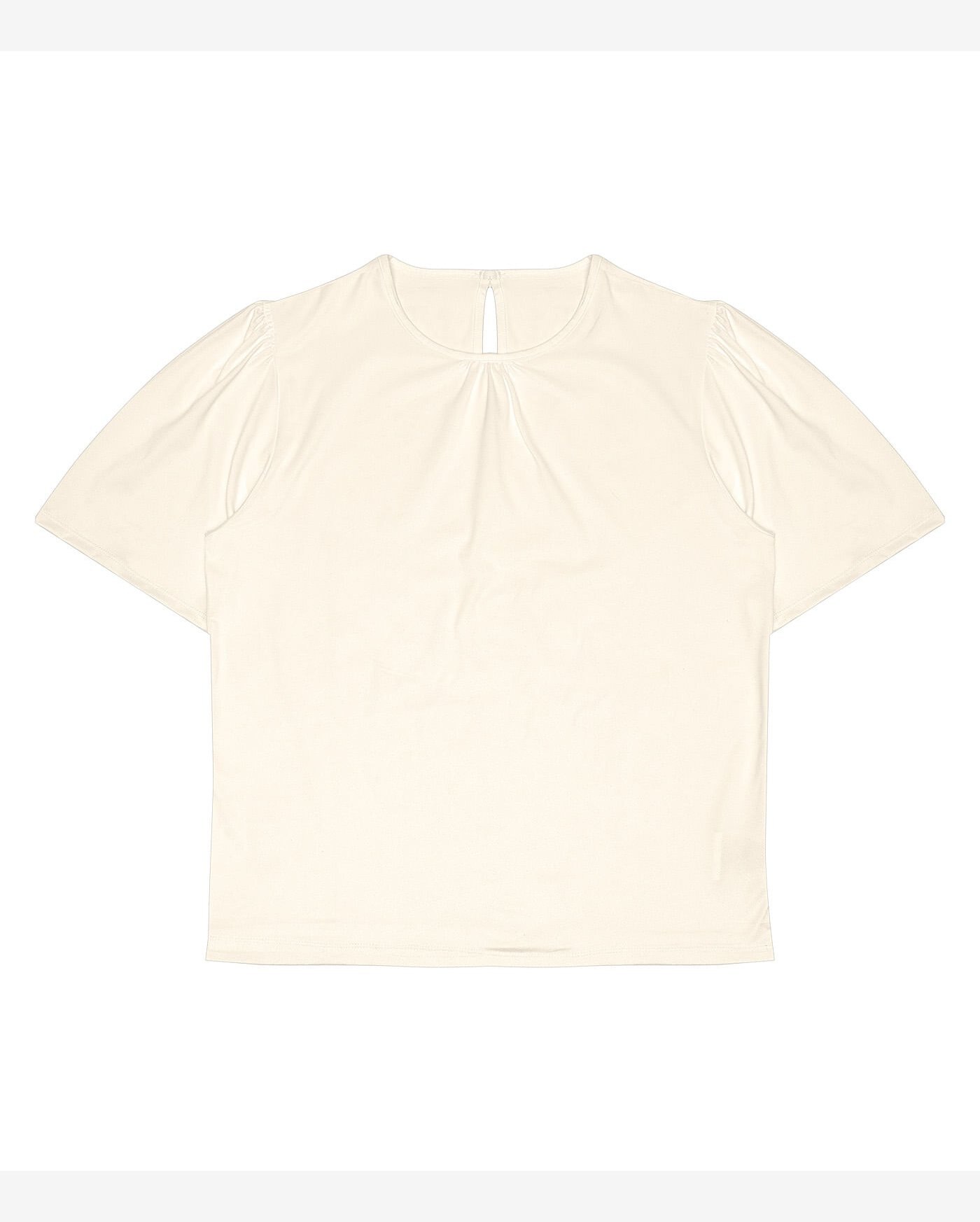 Riachuelo | Blusa Com Detalhe Nas Costas de V Reto Rovite Bege