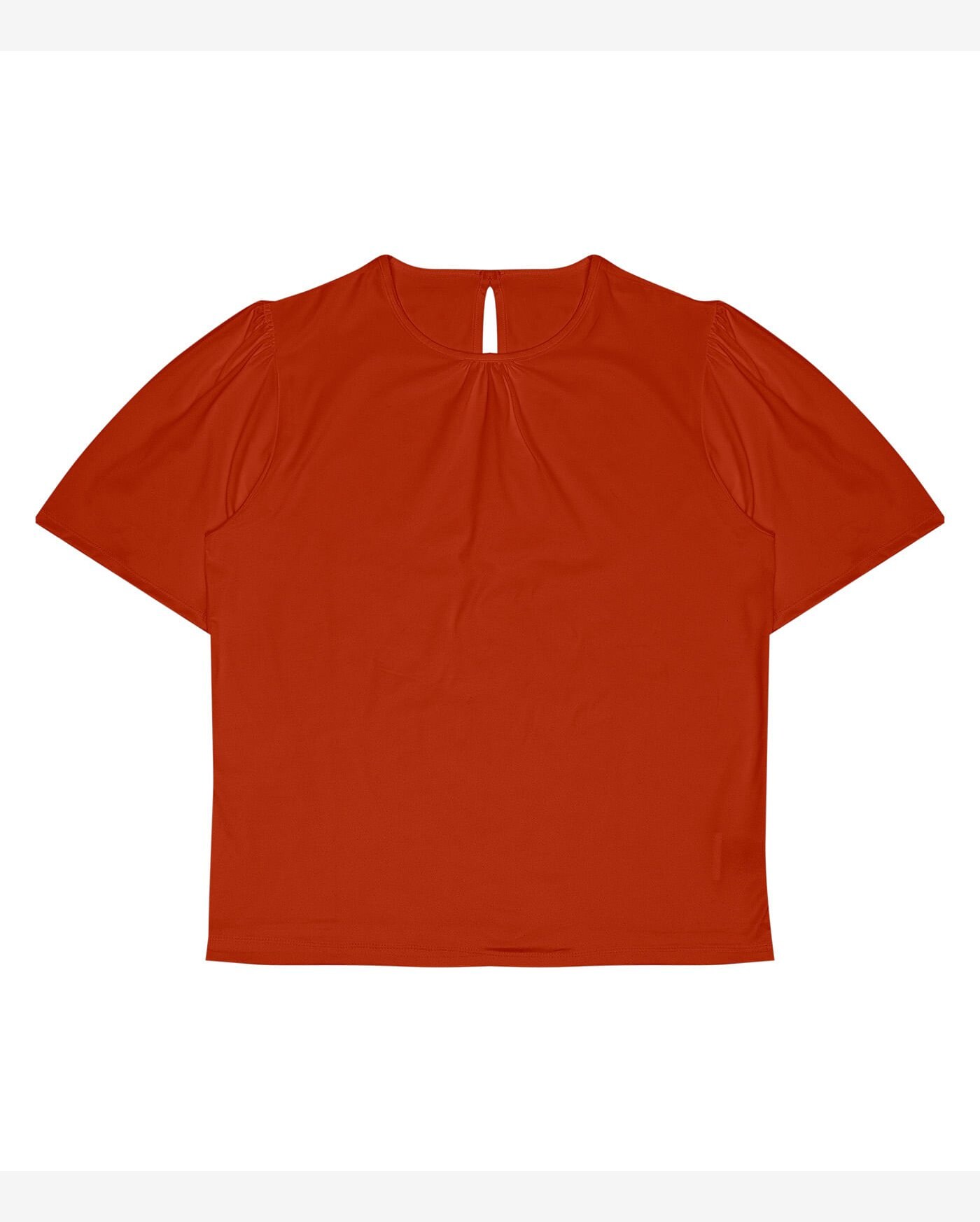 Riachuelo | Blusa Com Detalhe Nas Costas de V Reto Rovite Laranja