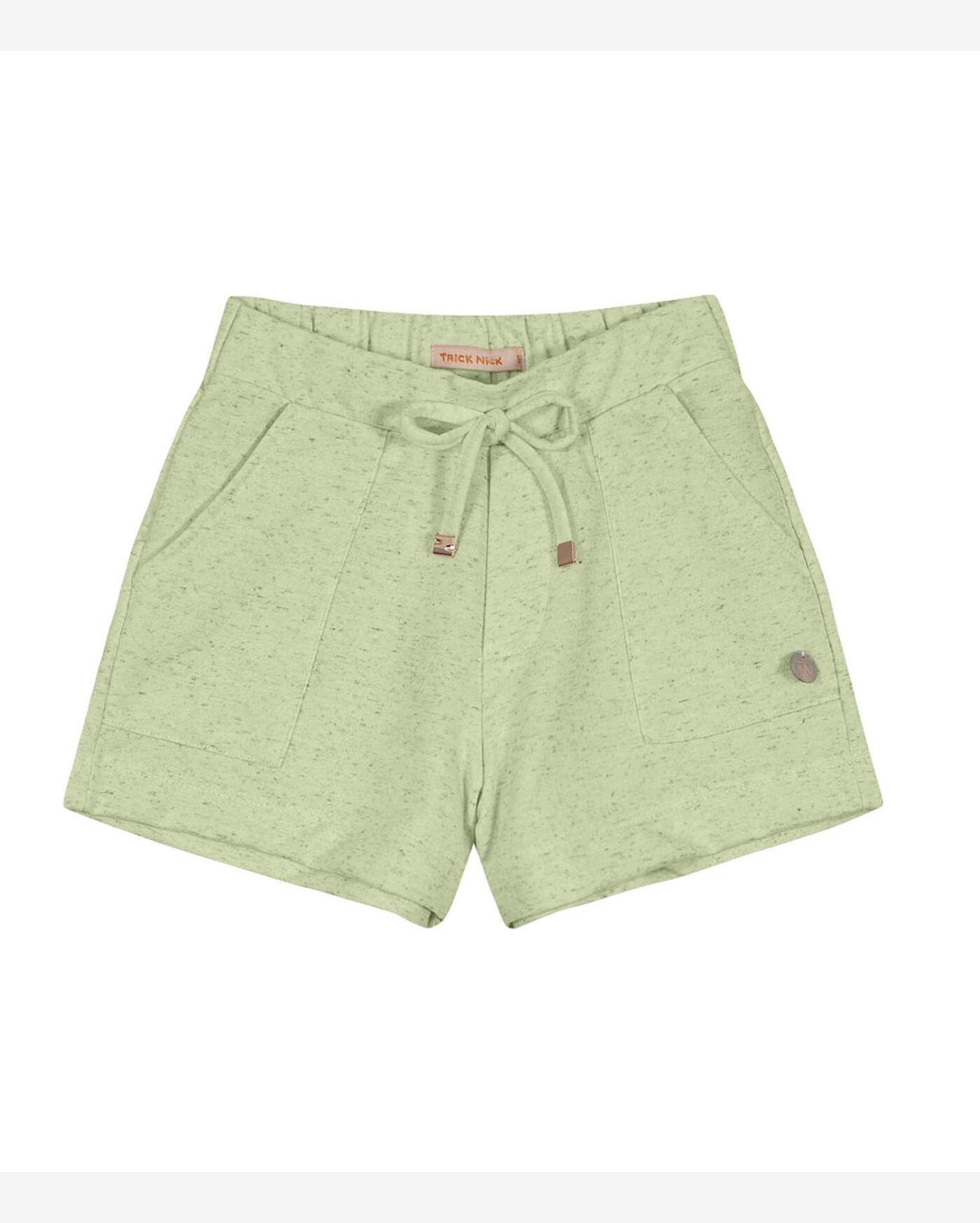 Riachuelo | Shorts Infantil Feminino Com Laço Trick Nick Verde