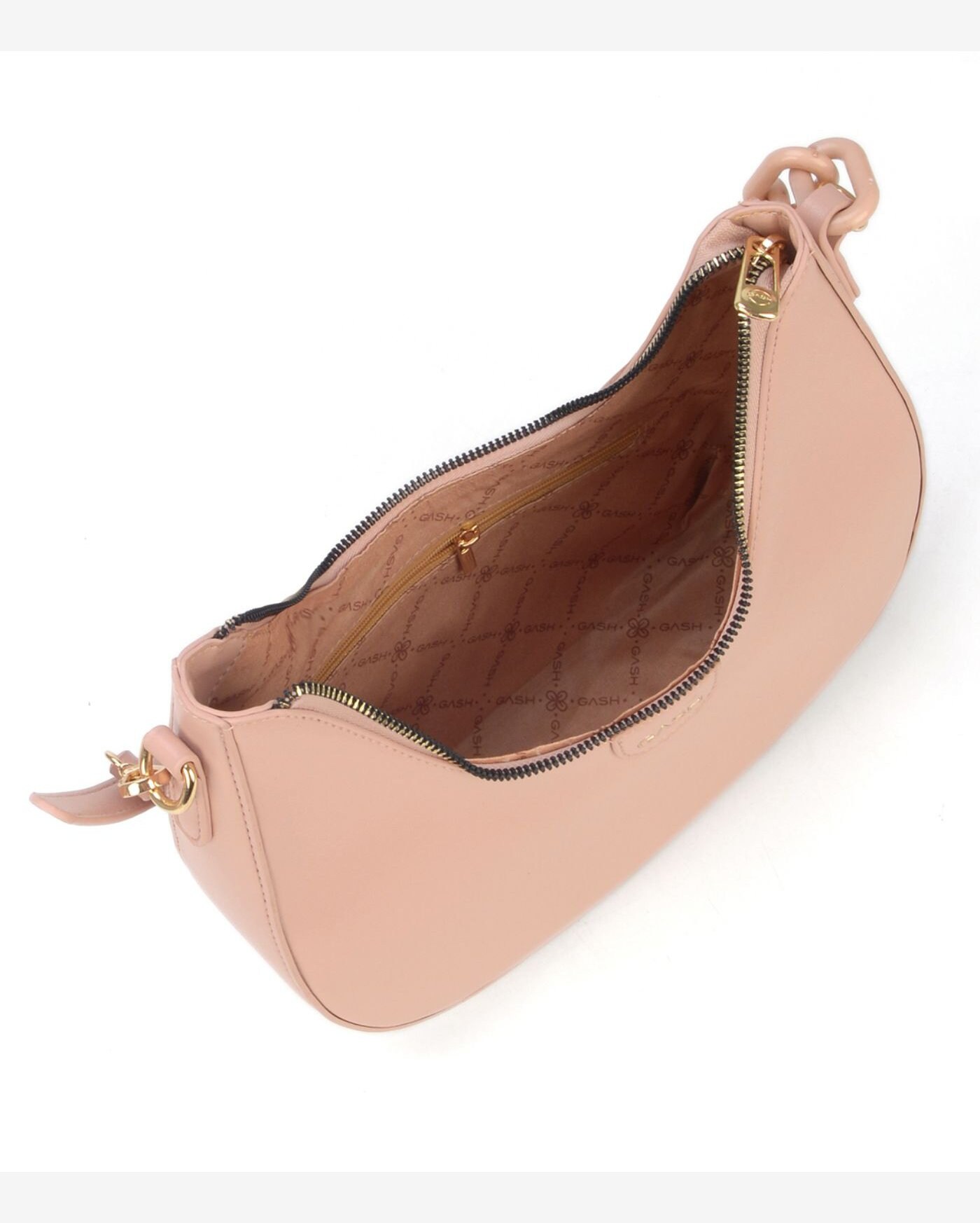 Riachuelo | Bolsa Moon Bag Feminina Gash Bege