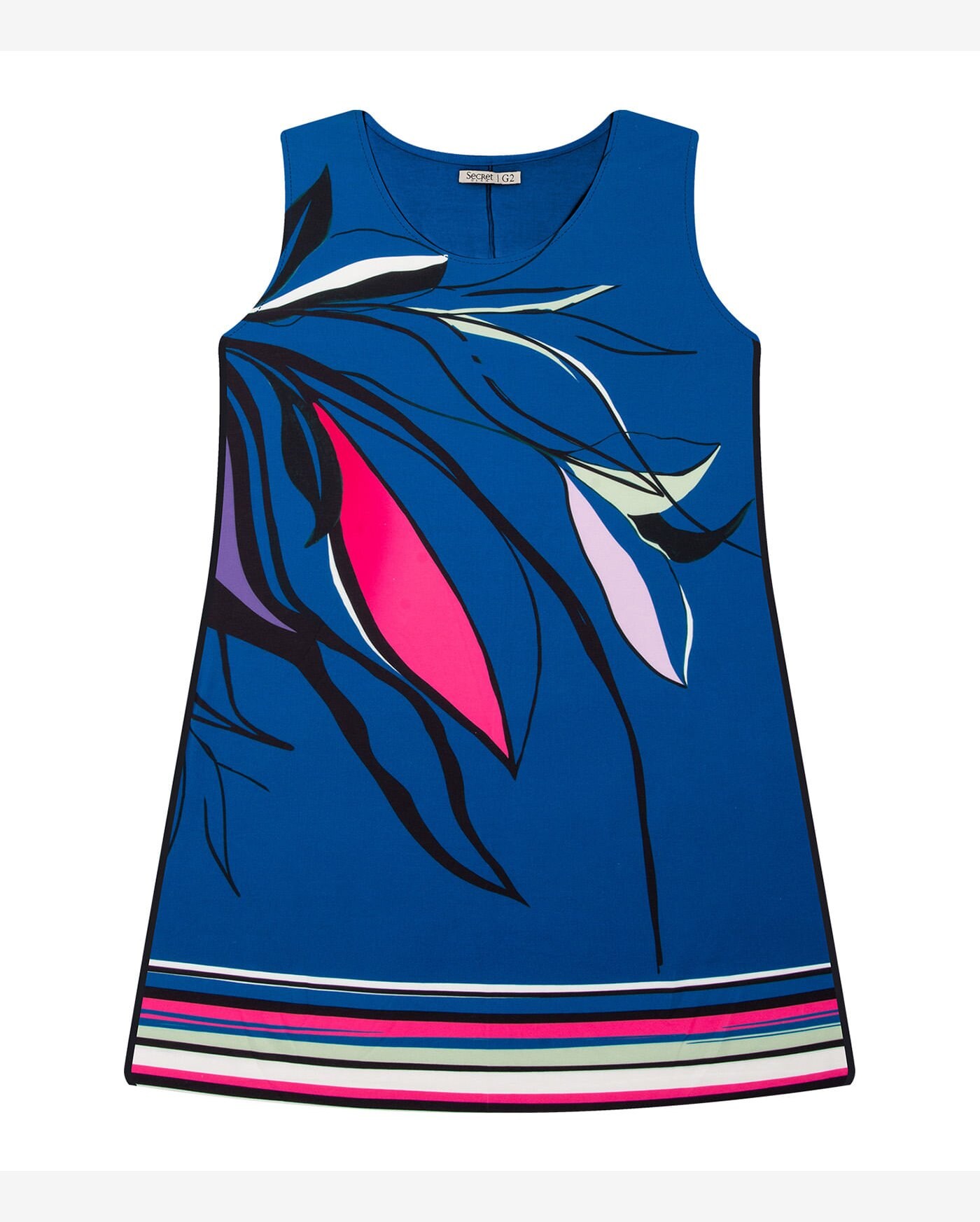 Riachuelo | Vestido Plus Size Malha Poly Touch Secret Glam Azul