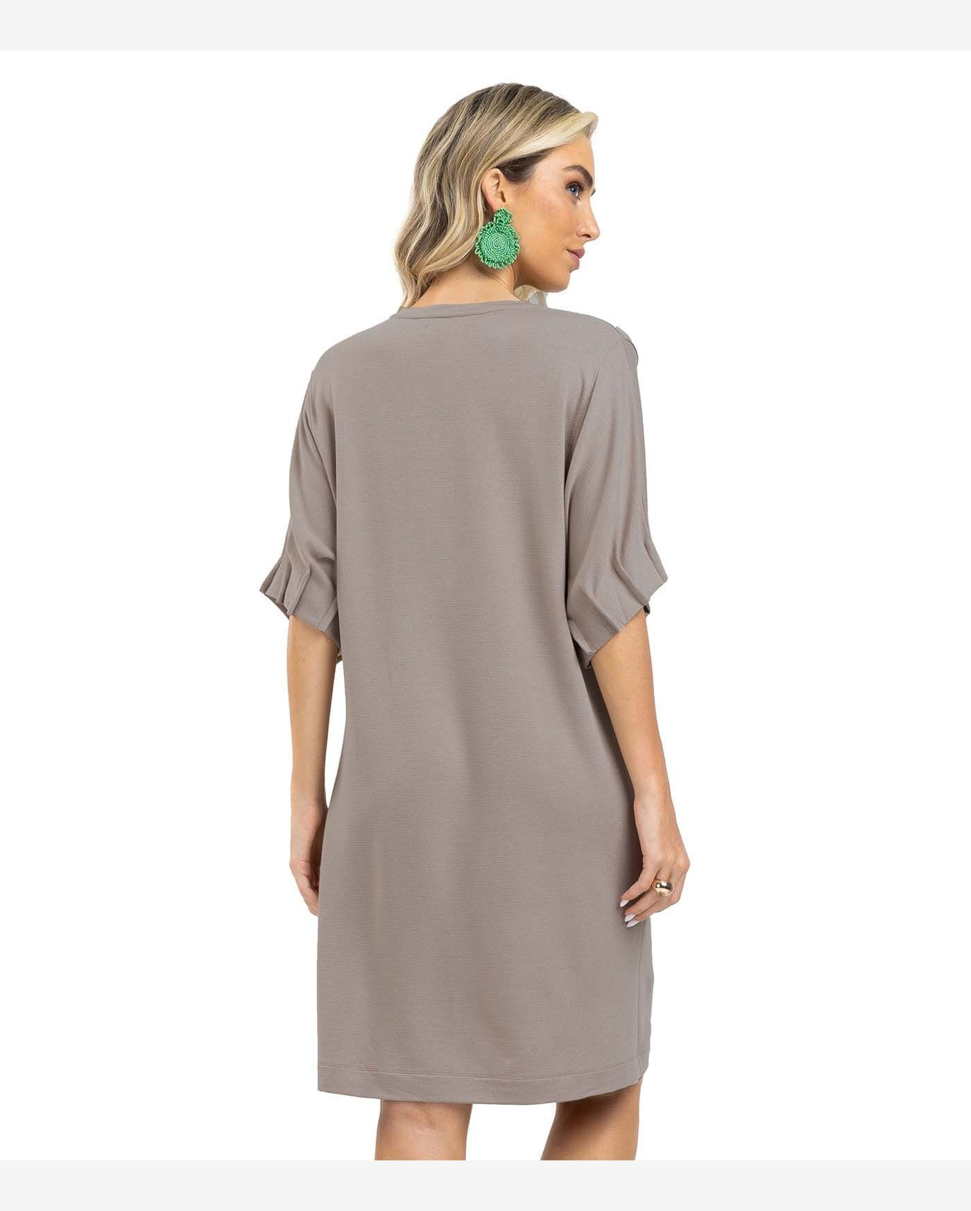 Riachuelo | Vestido Molecotton Lurex Endless Cinza