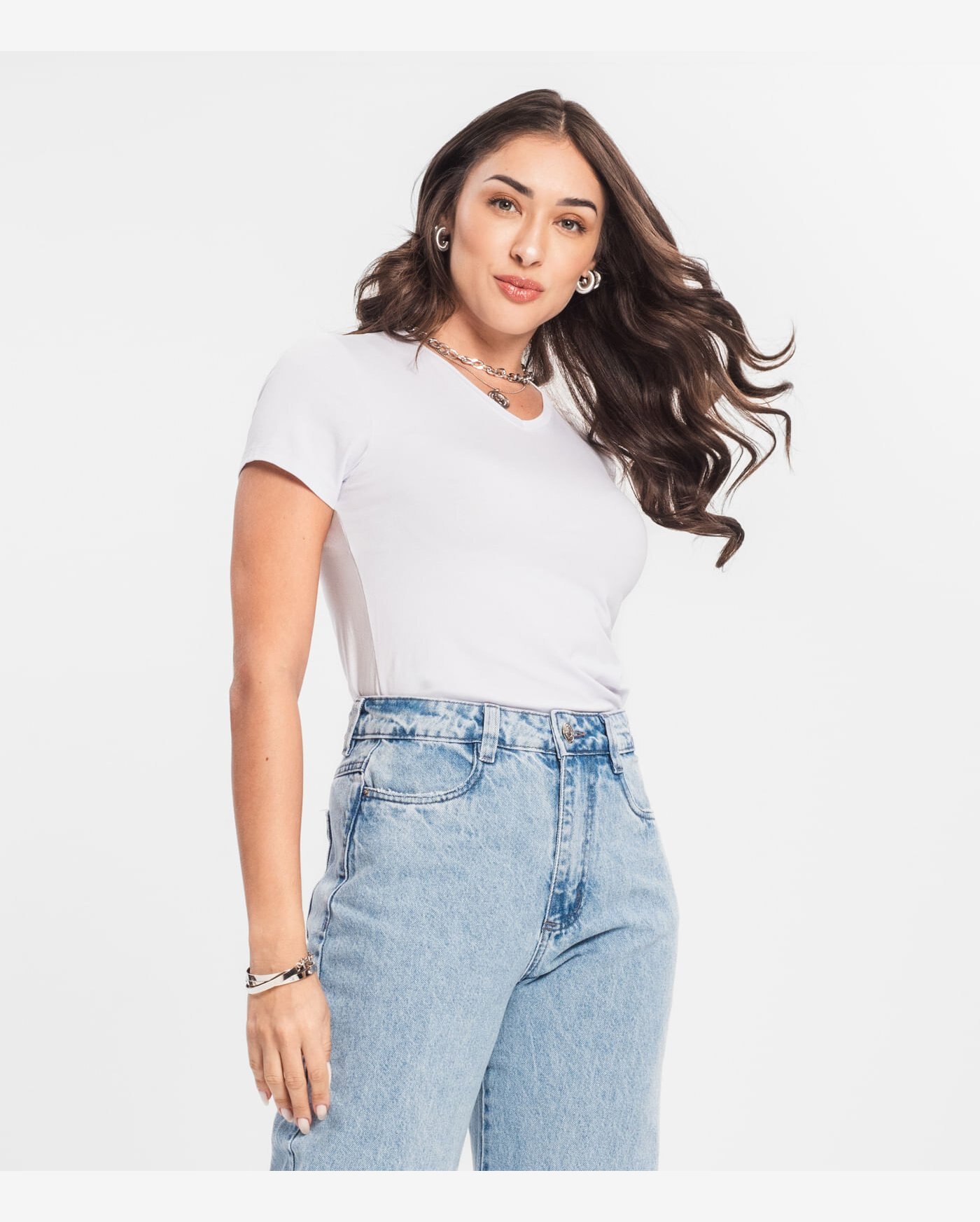 Riachuelo | Blusa Mullet Feminina Select Branco