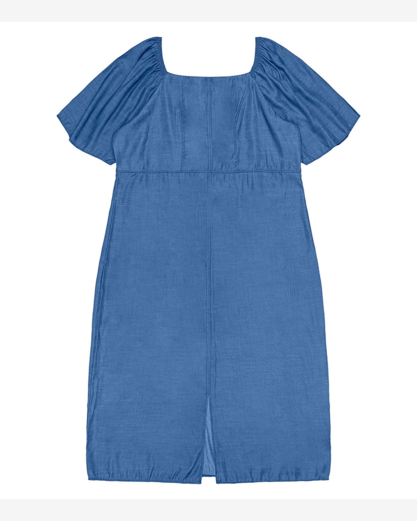 Riachuelo | Vestido Midi Plus Size Em Liocel Secret Glam Azul