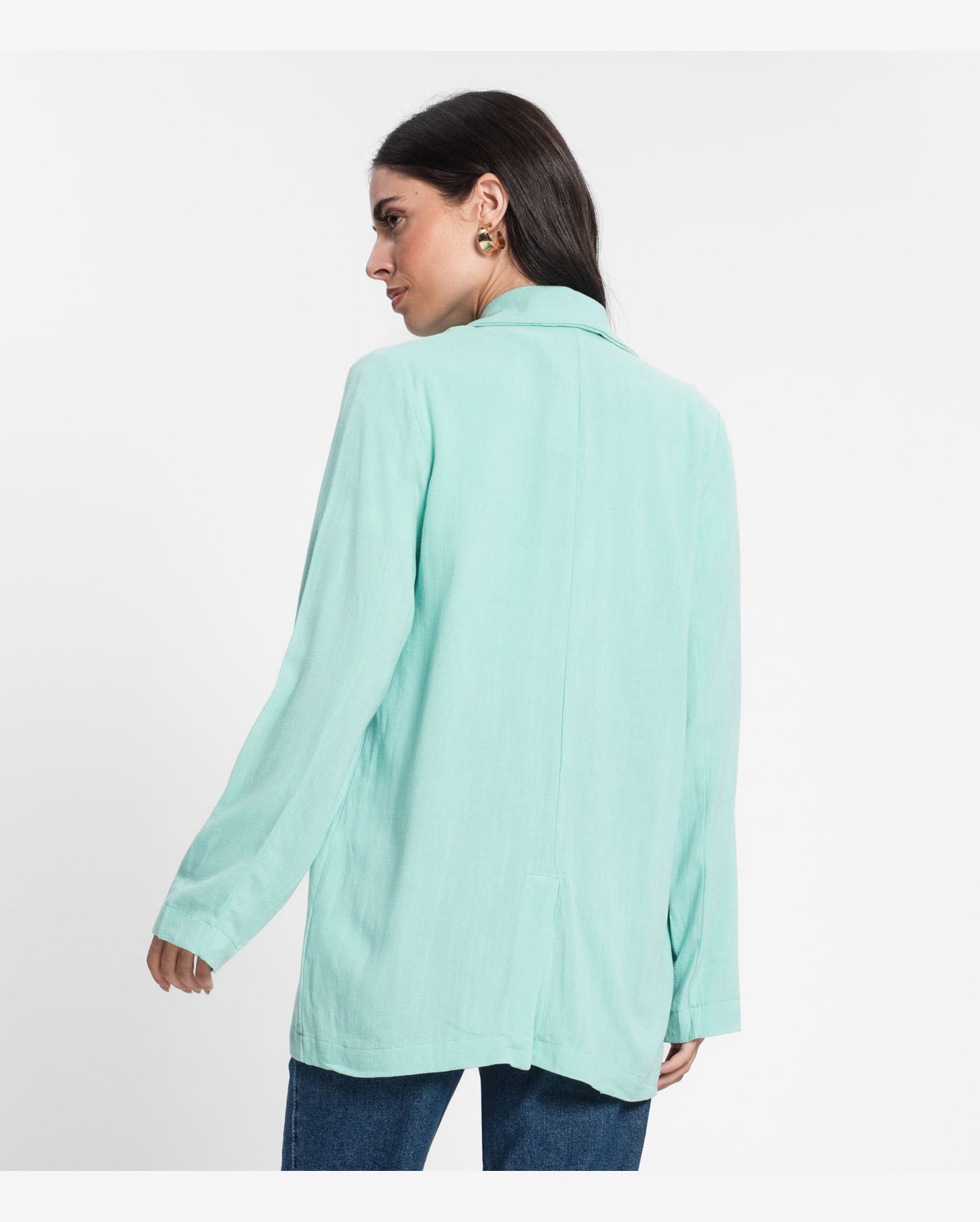 Riachuelo | Blazer Feminino Em Linho Endless Verde