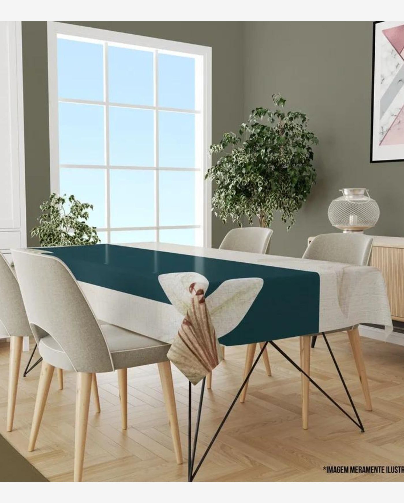 Riachuelo | Toalha De Mesa Retangular 6 Lugares Wevans Branco