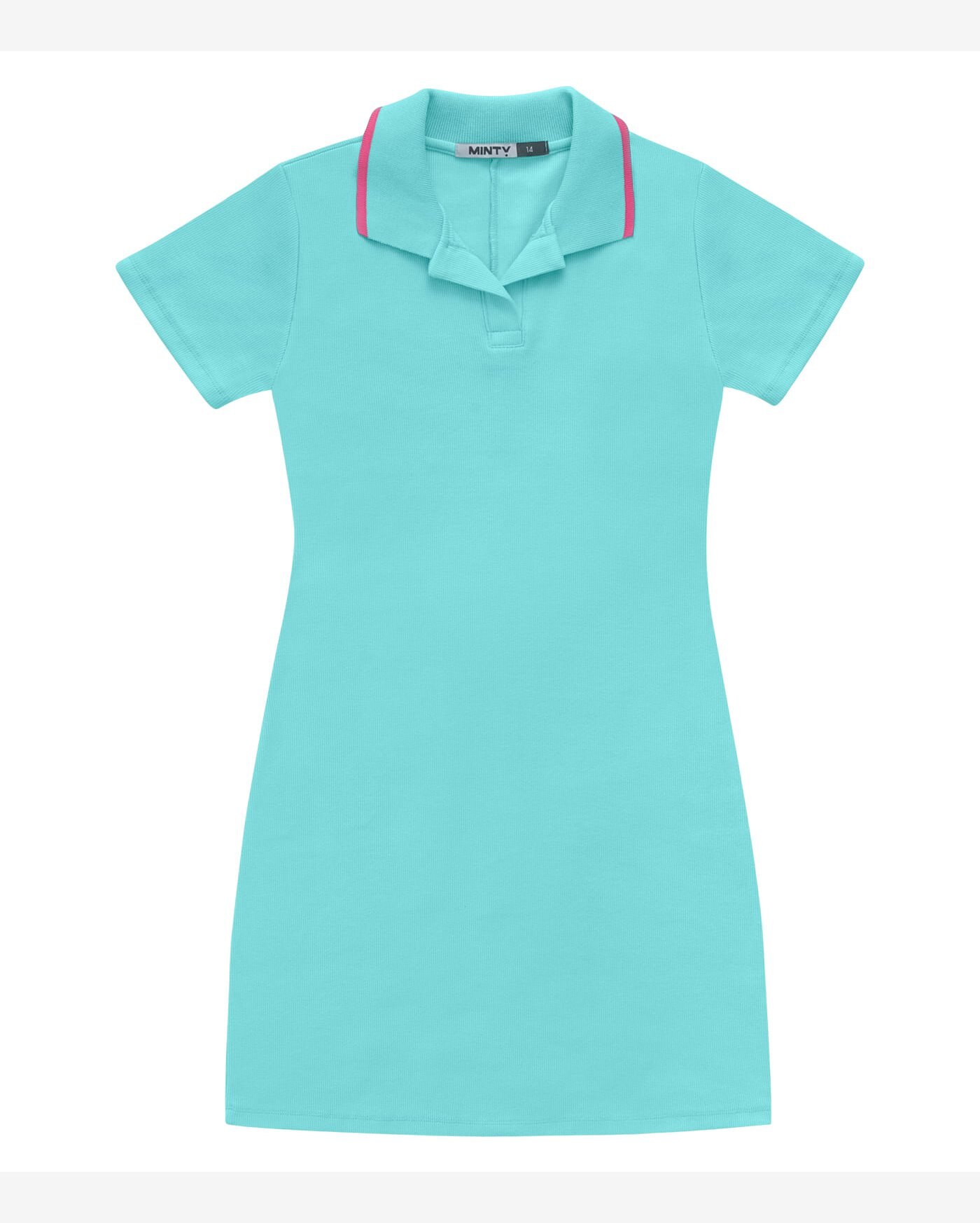 Riachuelo | Vestido Juvenil Feminino Em Ribana Minty Azul