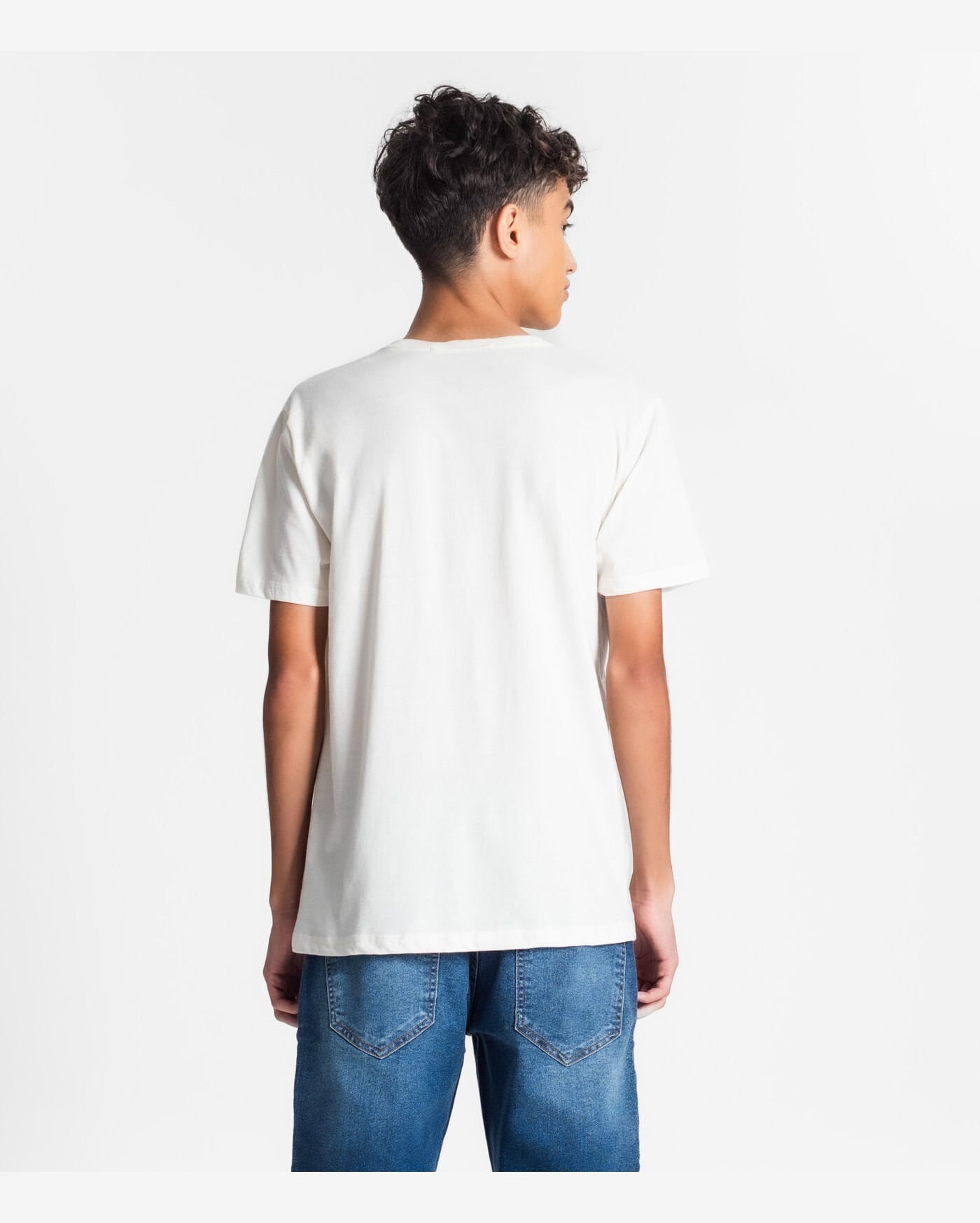 Riachuelo | Camiseta Juvenil Masculina Minty Bege