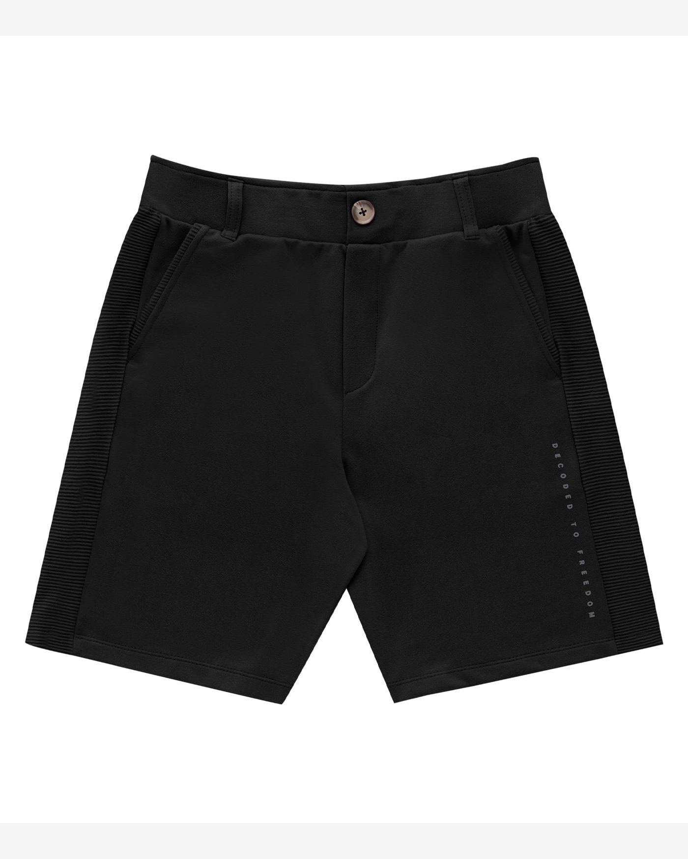 Riachuelo | Bermuda Juvenil Masculina Em Moletom Minty Preto