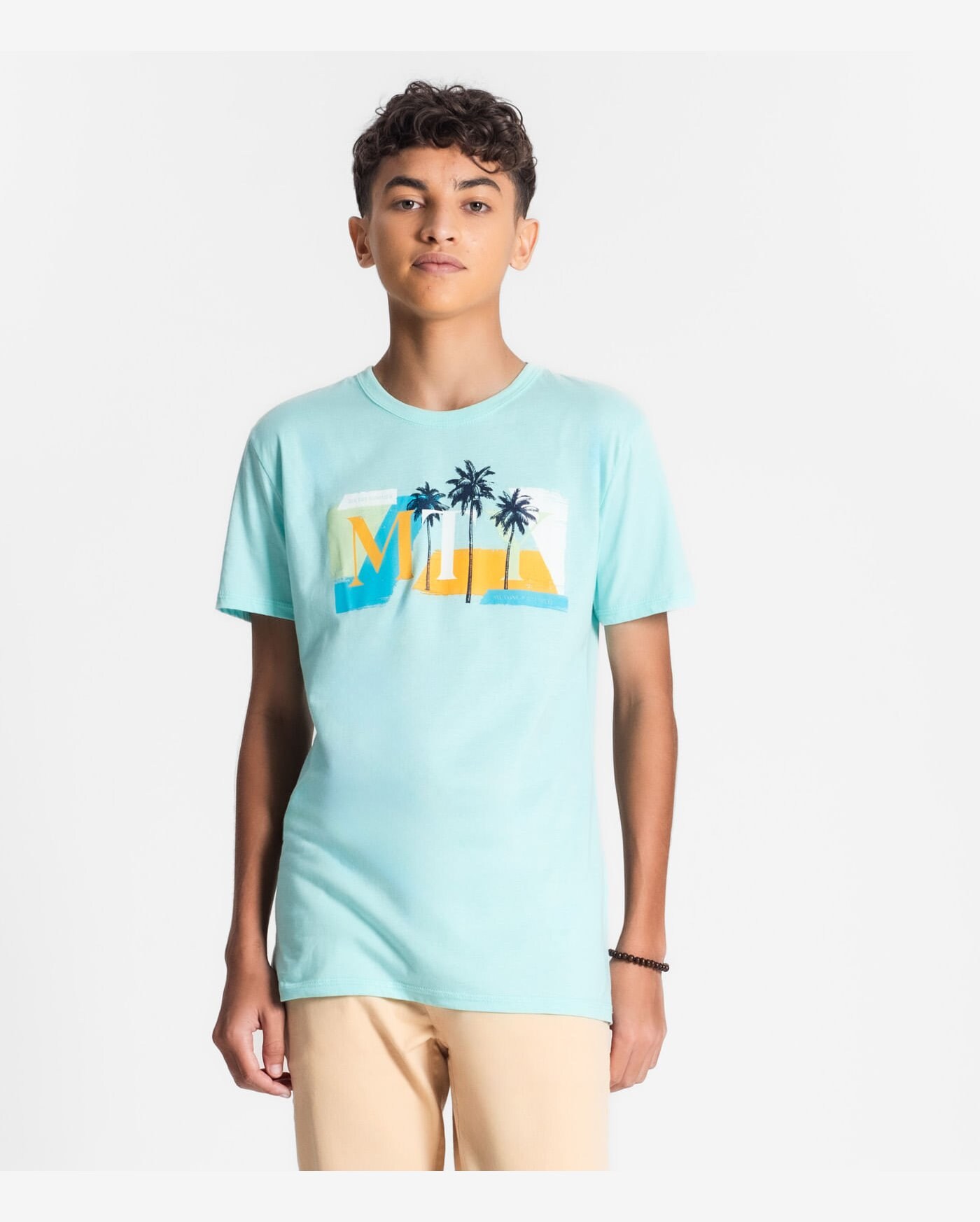 Riachuelo | Camiseta Juvenil Masculina Minty Azul