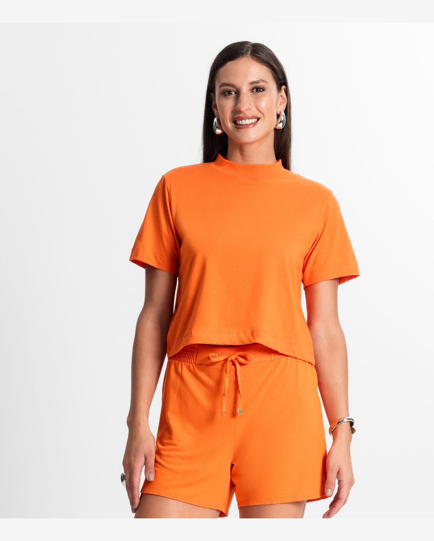 Riachuelo | Camiseta Feminina Rovitex Laranja