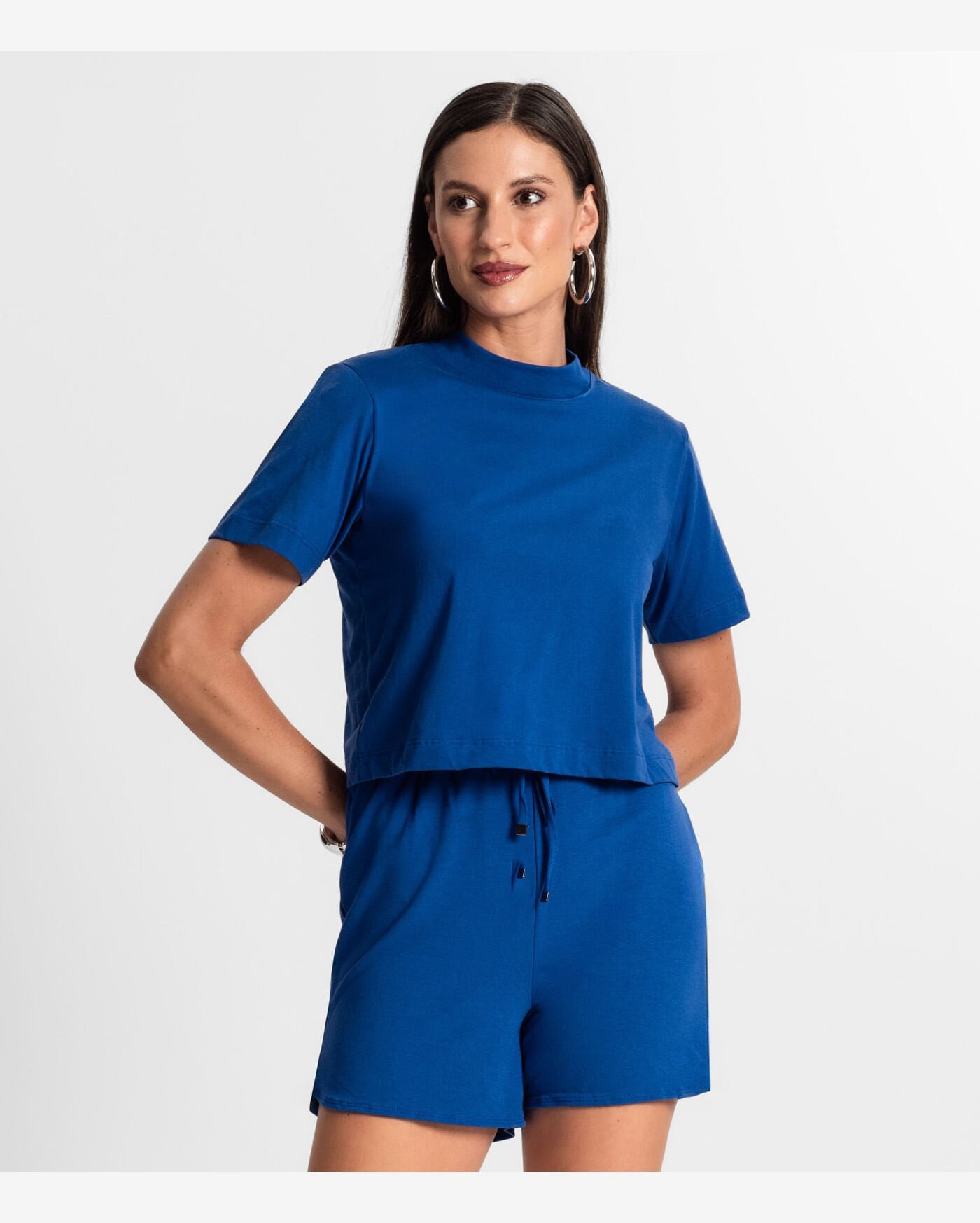 Riachuelo | Camiseta Feminina Rovitex Azul
