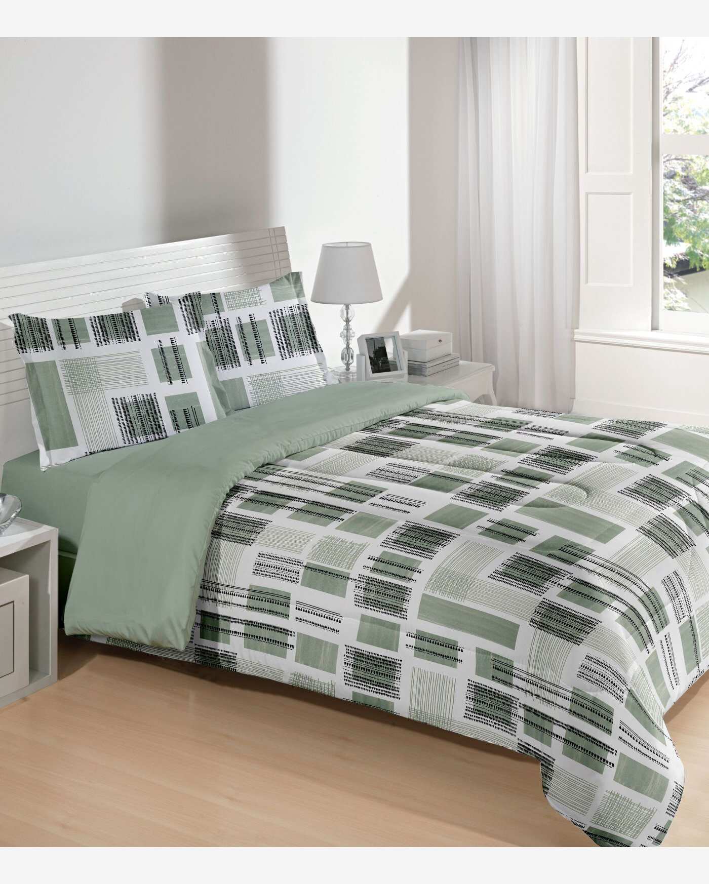 Riachuelo | Edredom Delicato Queen Bom Sono Altenburg Verde