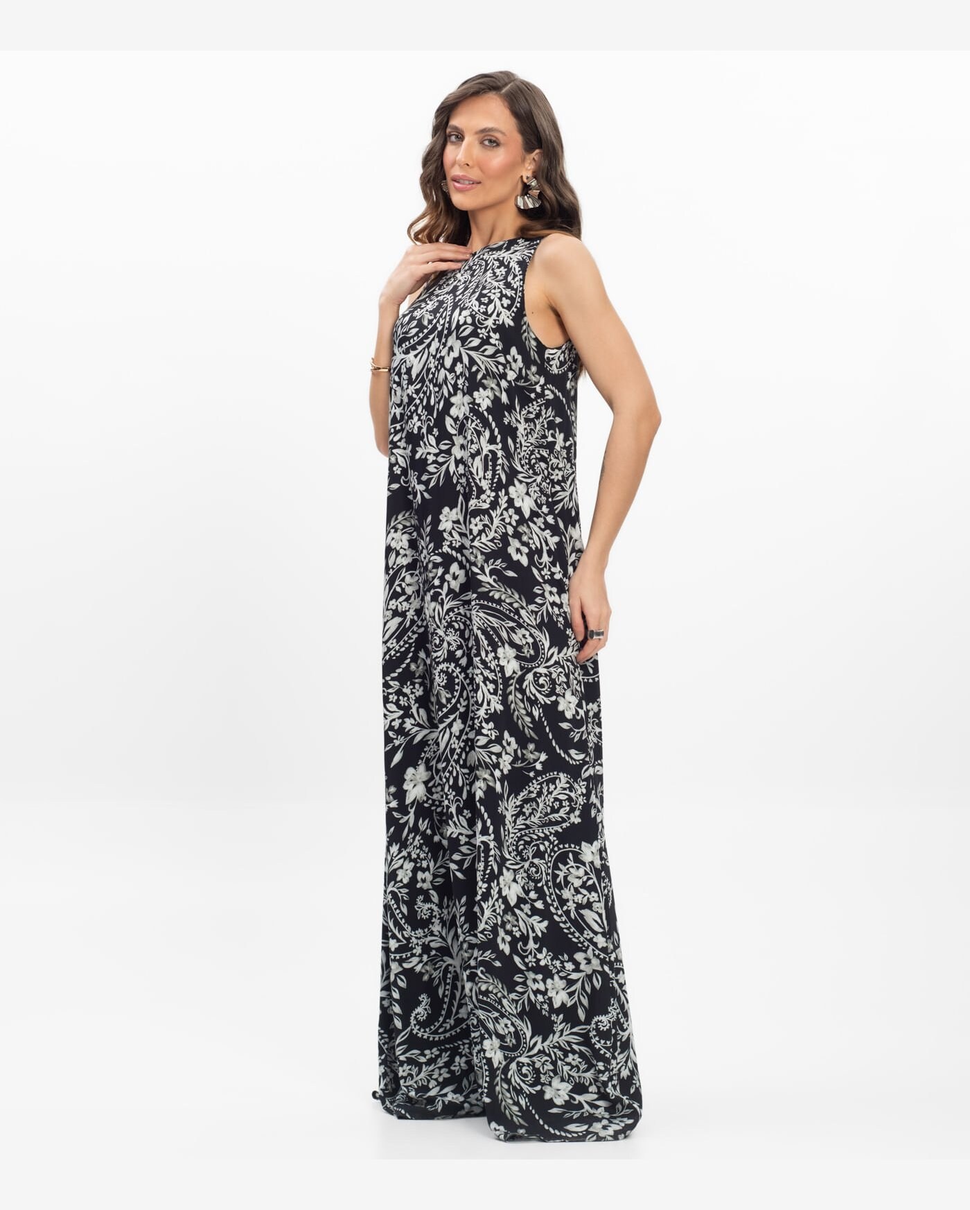 Riachuelo | Vestido Longo Feminino Endless Preto