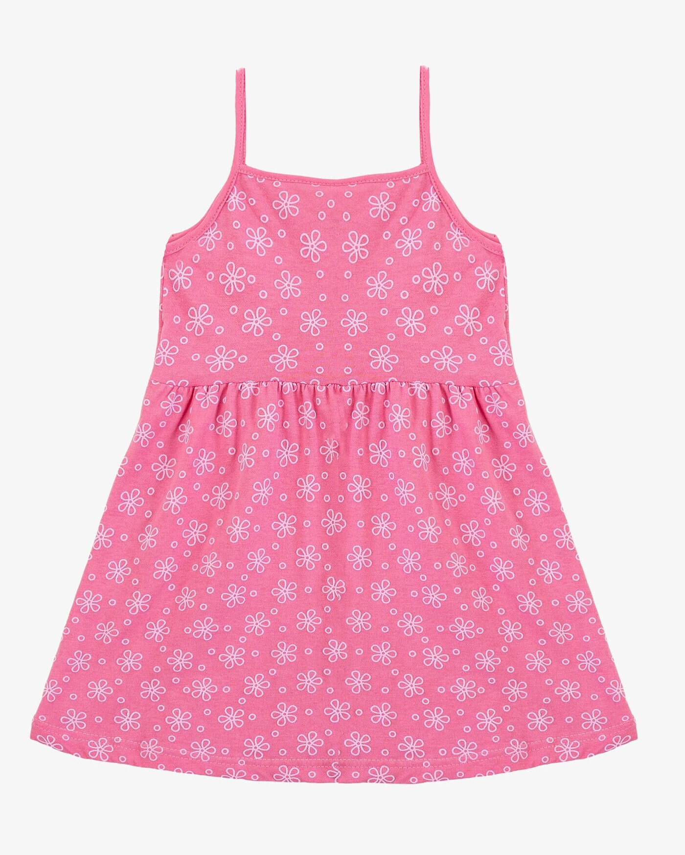 Riachuelo | Vestido Infantil Estampado de Alcinha Biju Kids Rosa