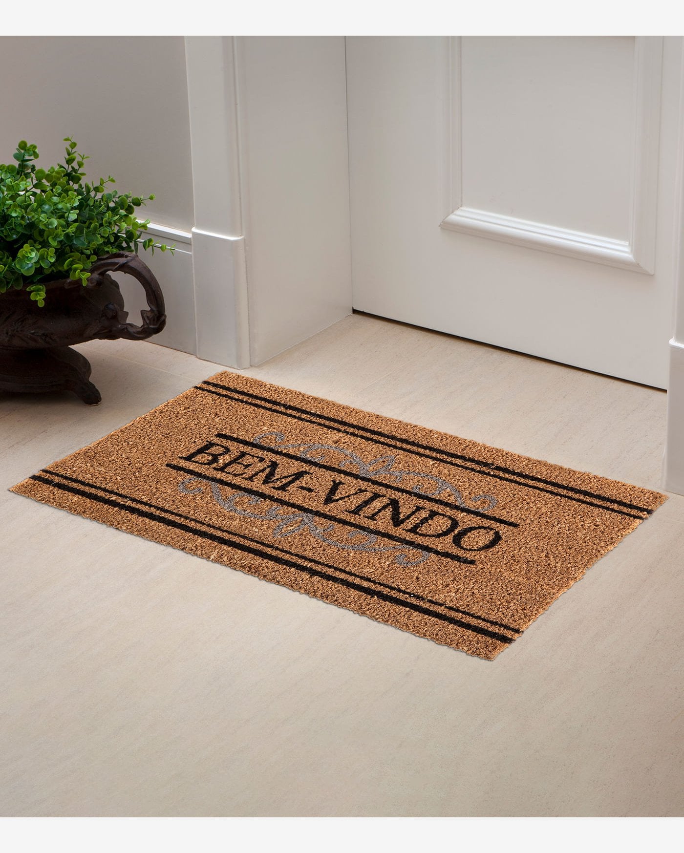 Riachuelo | Capacho Bem-Vindo Basic de Fibra de Coco Corttex Unica