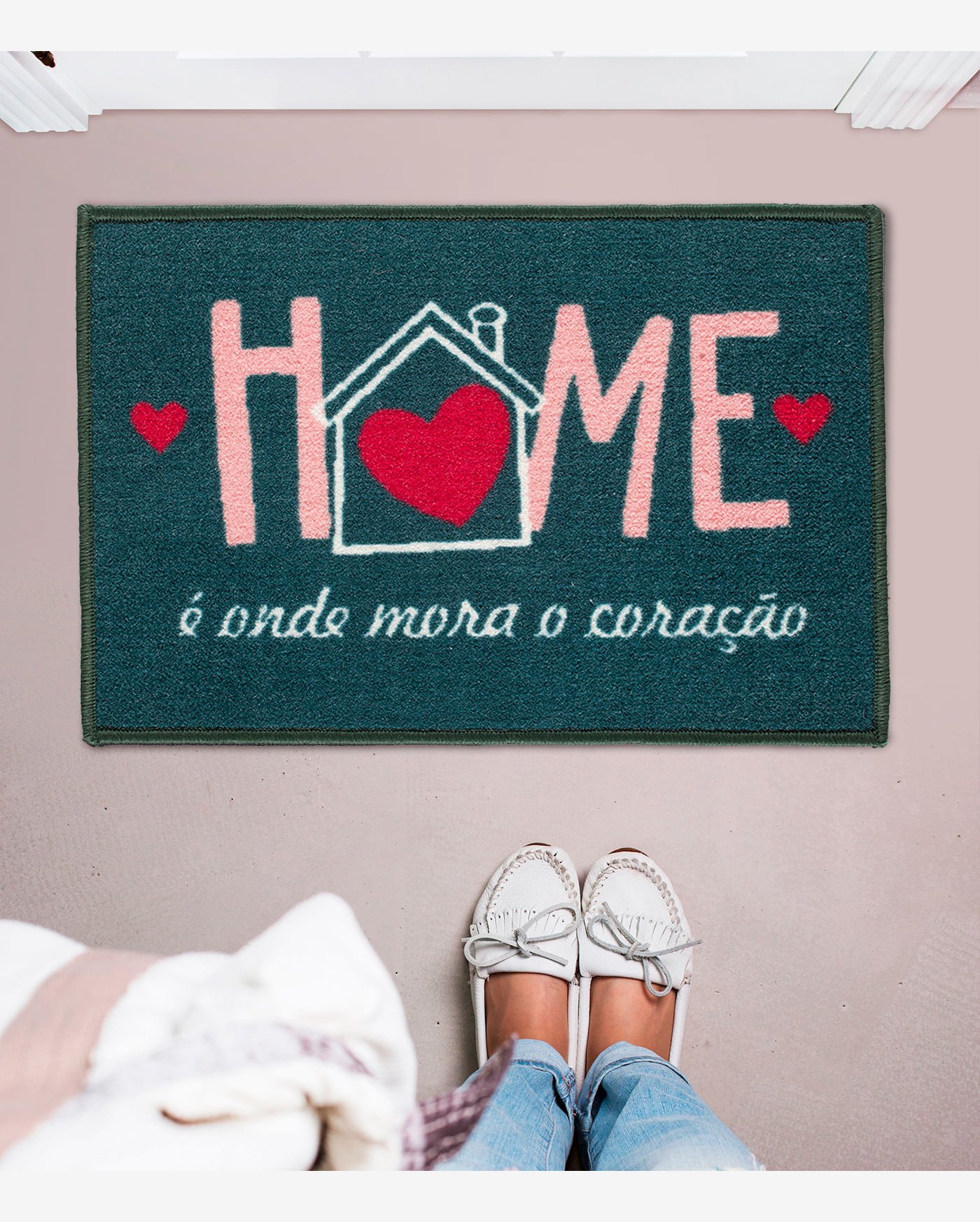 Riachuelo | Tapete Capacho Estampado Home Corttex Unica